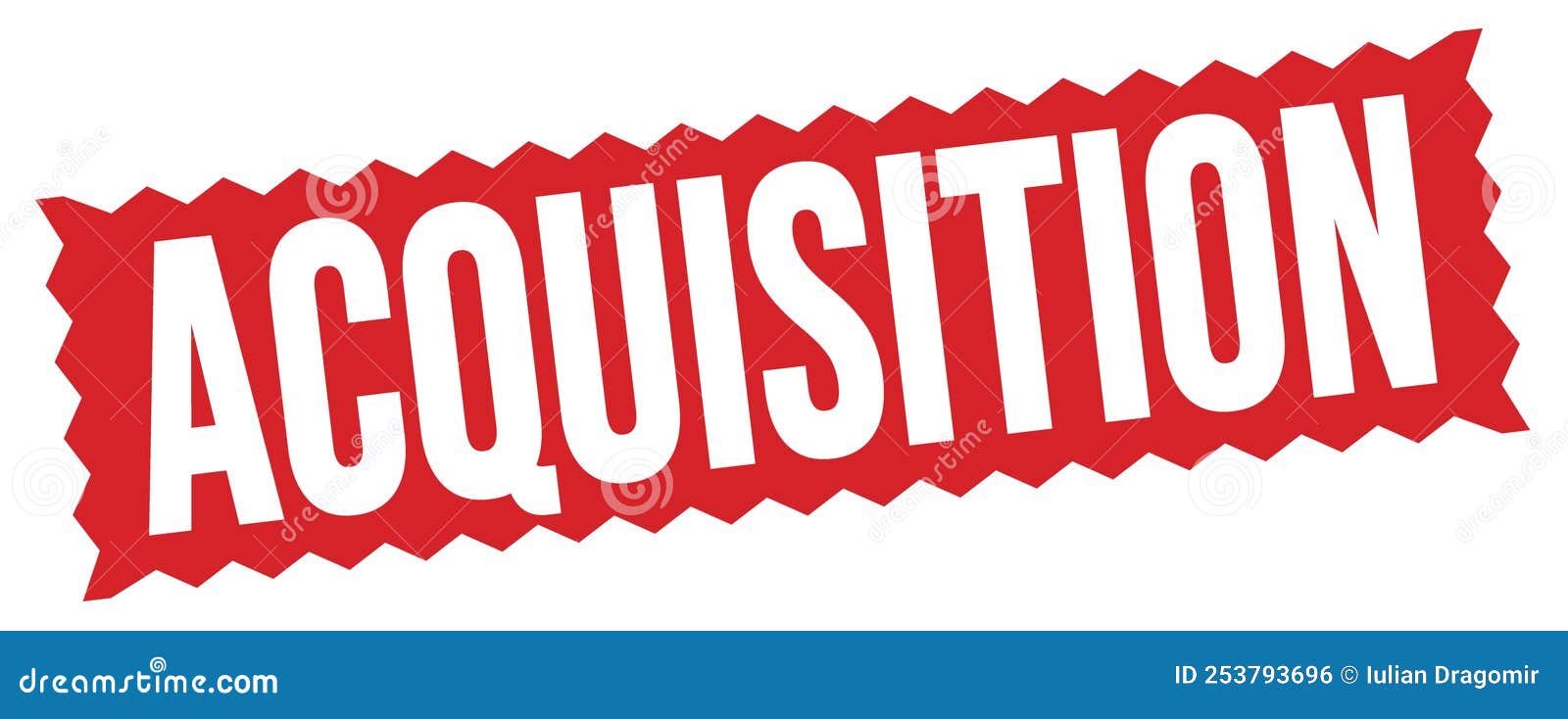 ACQUISITION Text Written on Red Stamp Sign Stock Illustration ...