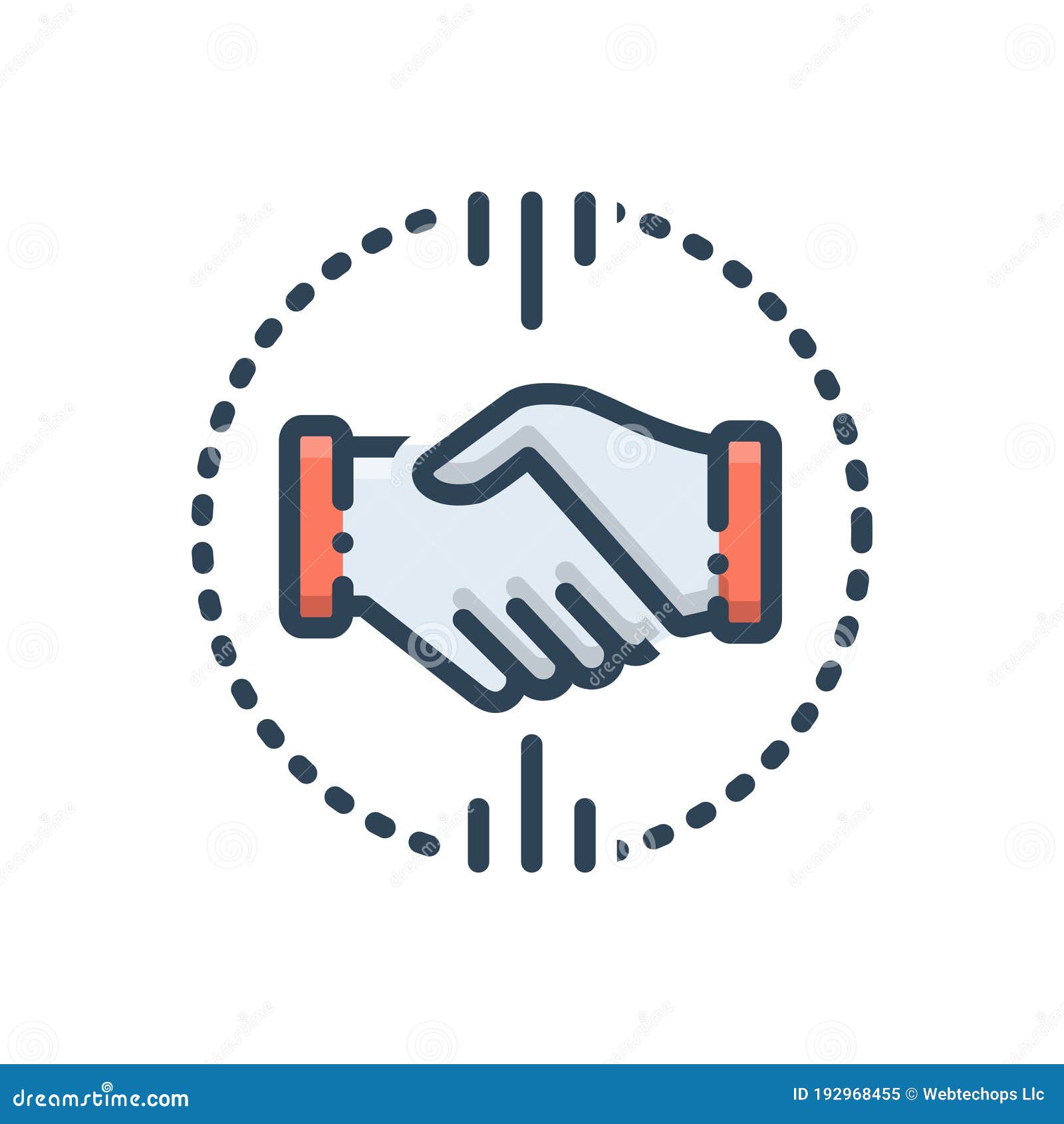 Color Illustration Icon for Acquisitions, Mergers and Acquirer Stock ...