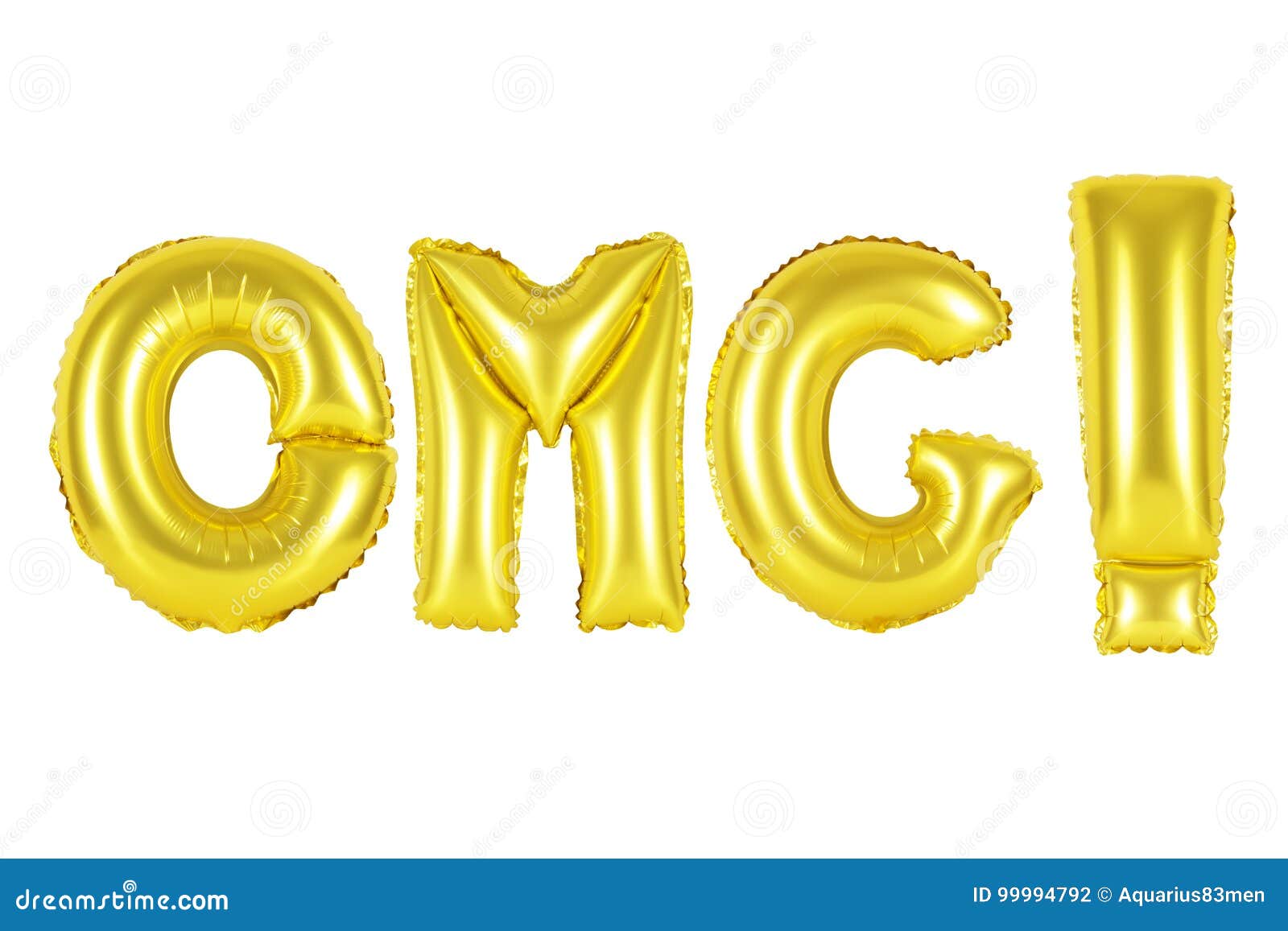 Acrônimo E Abreviatura, Omg, Cor Do Ouro Foto de Stock - Imagem de ...