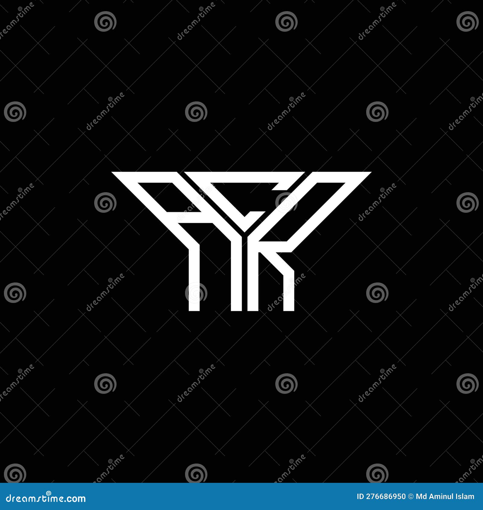 ACR Letter Logo Creative Design with Vector Graphic, ACR Stock Vector ...