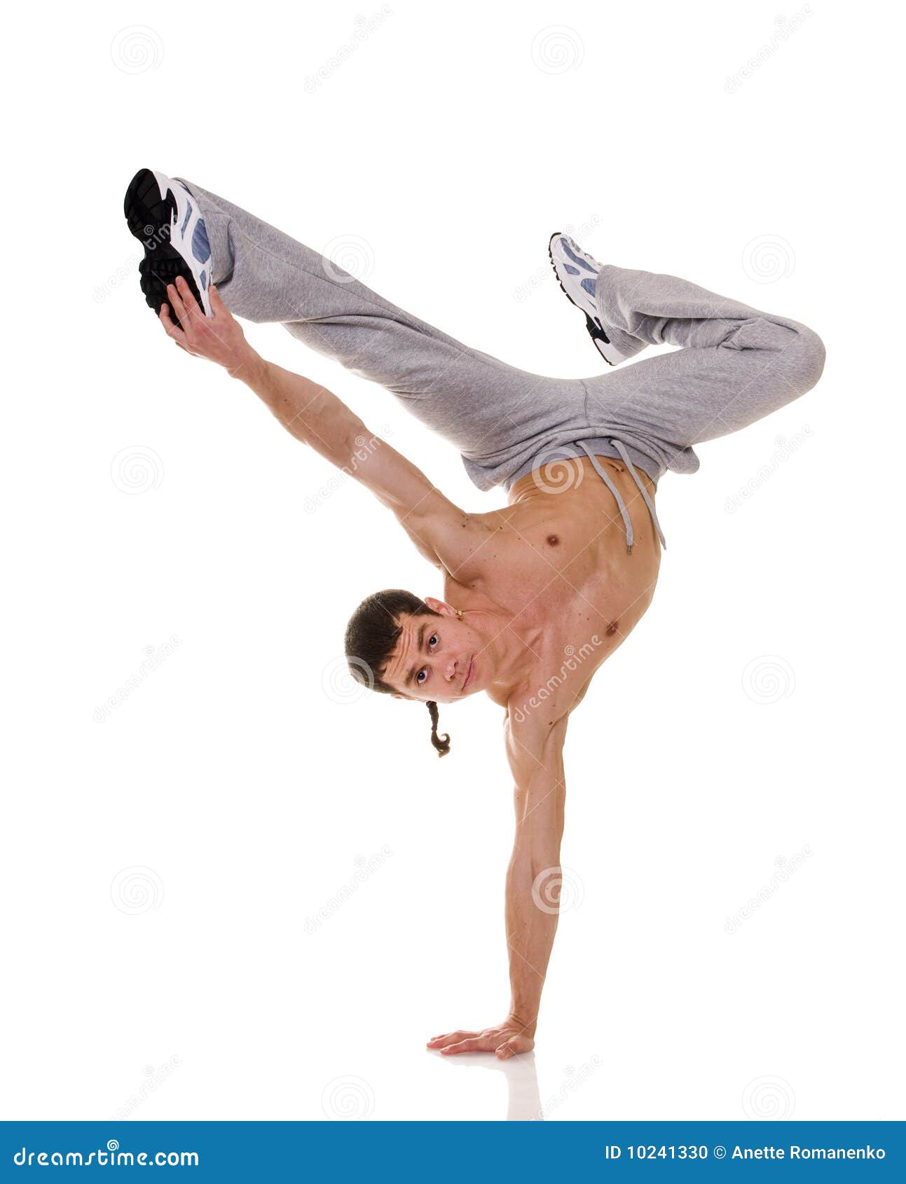 Acrobat. stock photo. Image of dancer, male, breakdancing - 10241330