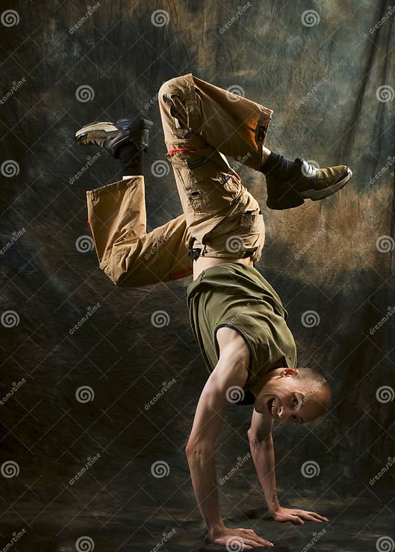 Acrobat stock photo. Image of breakdancing, freeze, isolated - 9680518