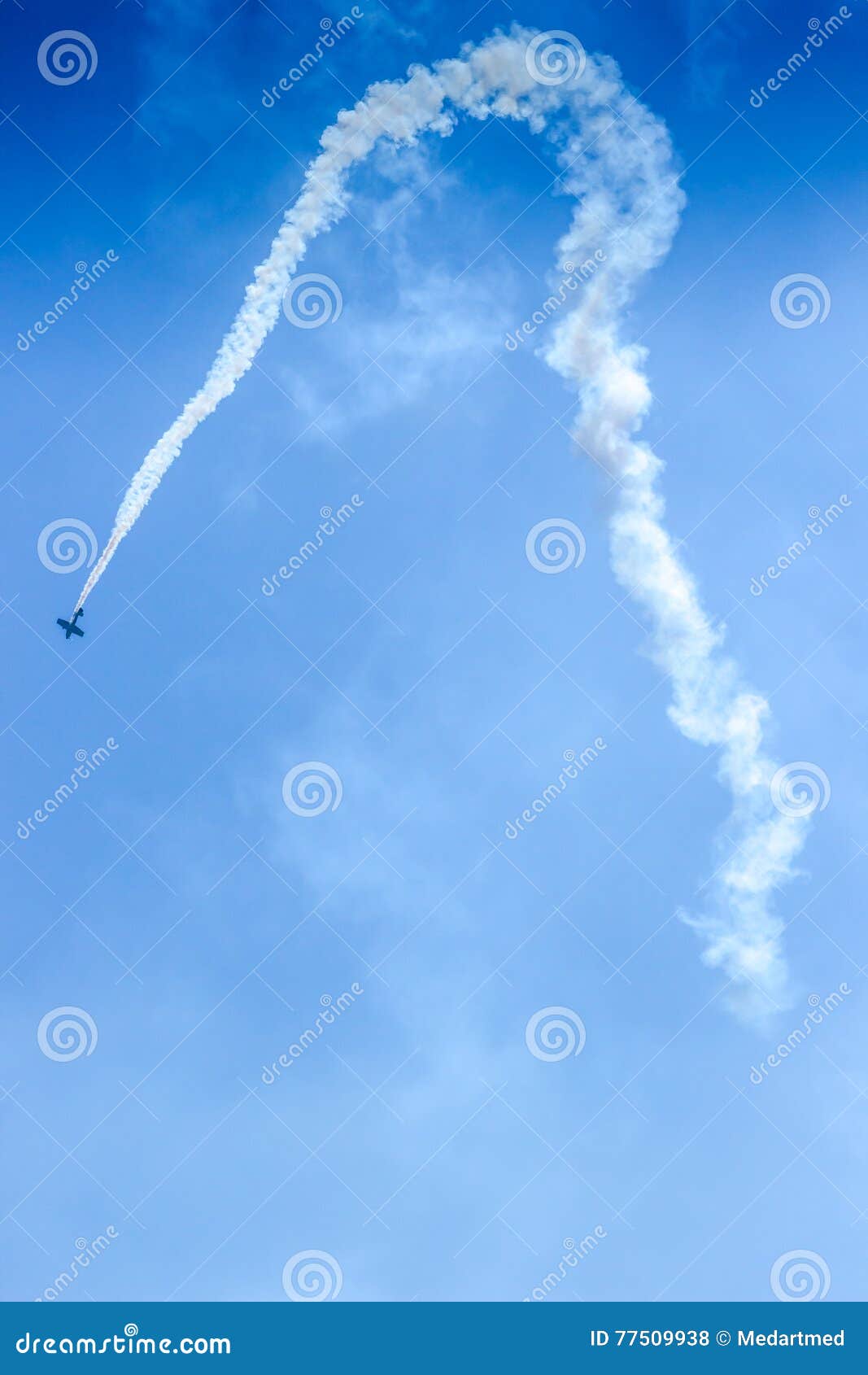Acrobat Aircraft in Turbo Fly on the Sky Stock Photo - Image of turbo ...