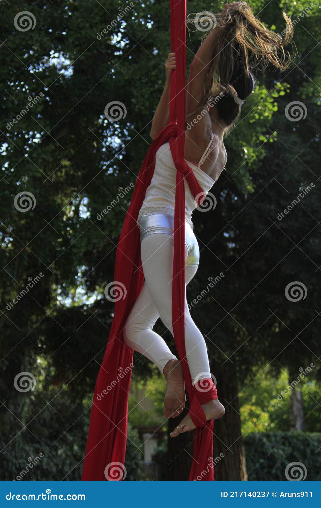 Acrobat Doing Moves in a Park Stock Image - Image of italy, park: 217140237