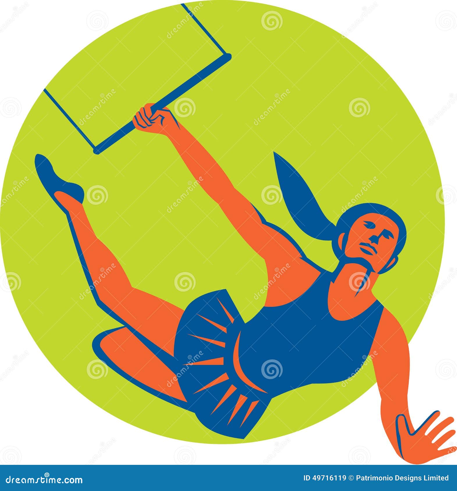 Flying Trapeze Royalty-Free Cartoon | CartoonDealer.com #24007610