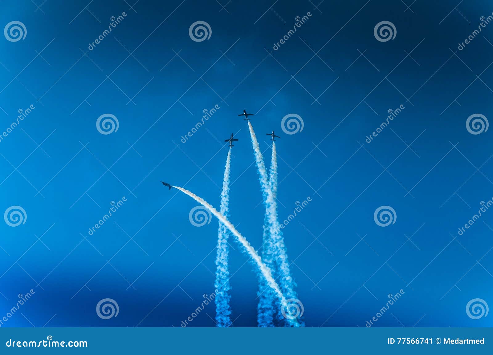Acrobat Plane Looping in Turbo Fly on the Sky Stock Image - Image of ...