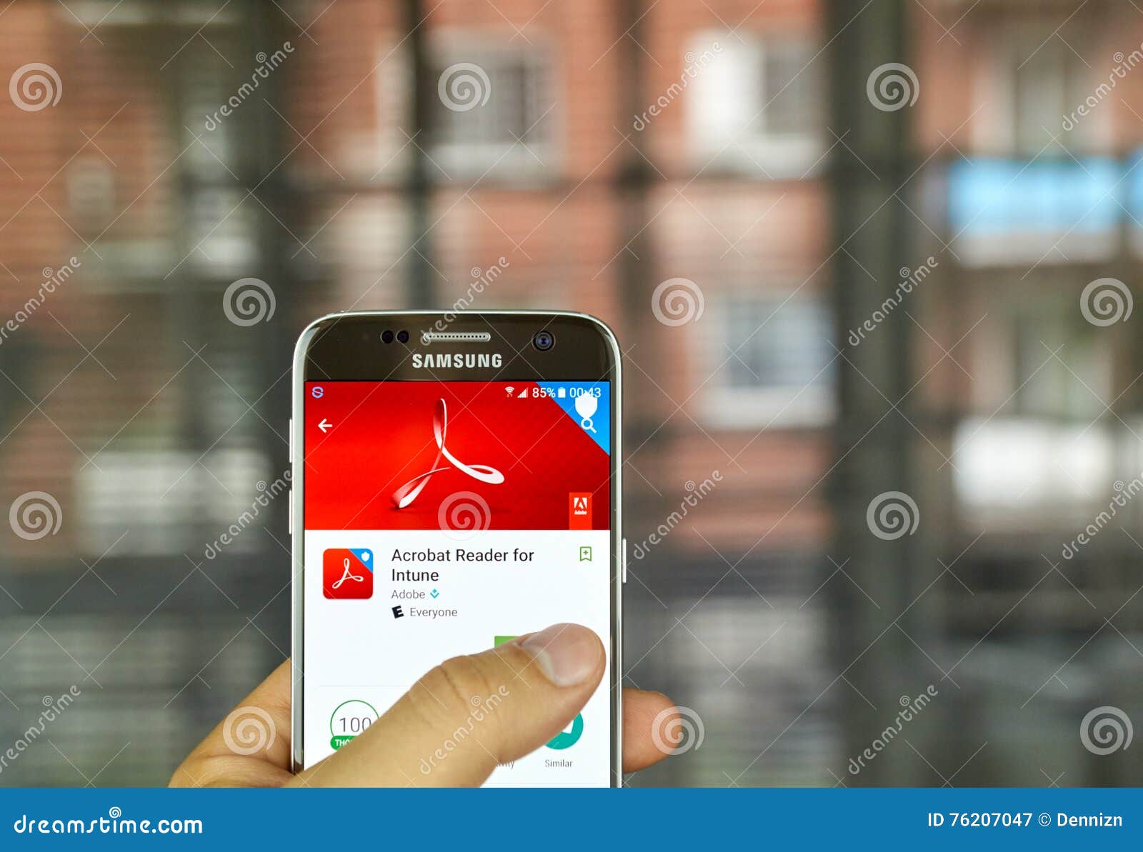 Acrobat Reader para Intune fotografía editorial. Imagen de muestra ...