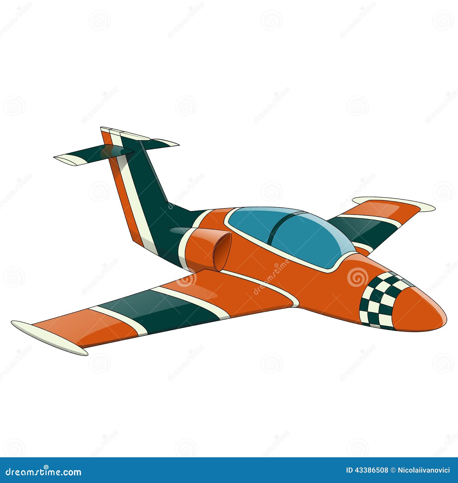 Supersonic Jet Aircraft High Altitude Above Arid Mountain Desert With ...