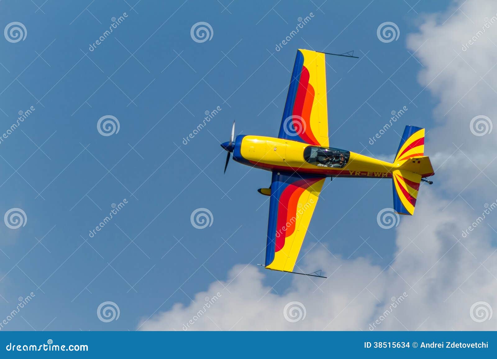 Acrobatic Airplane on the Sky Editorial Stock Image - Image of aero ...