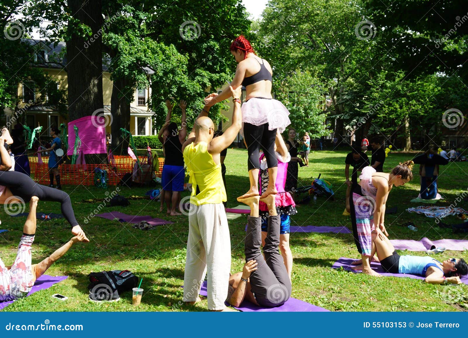 Acrobatic Dancers 6 editorial stock photo. Image of emerging - 55103153