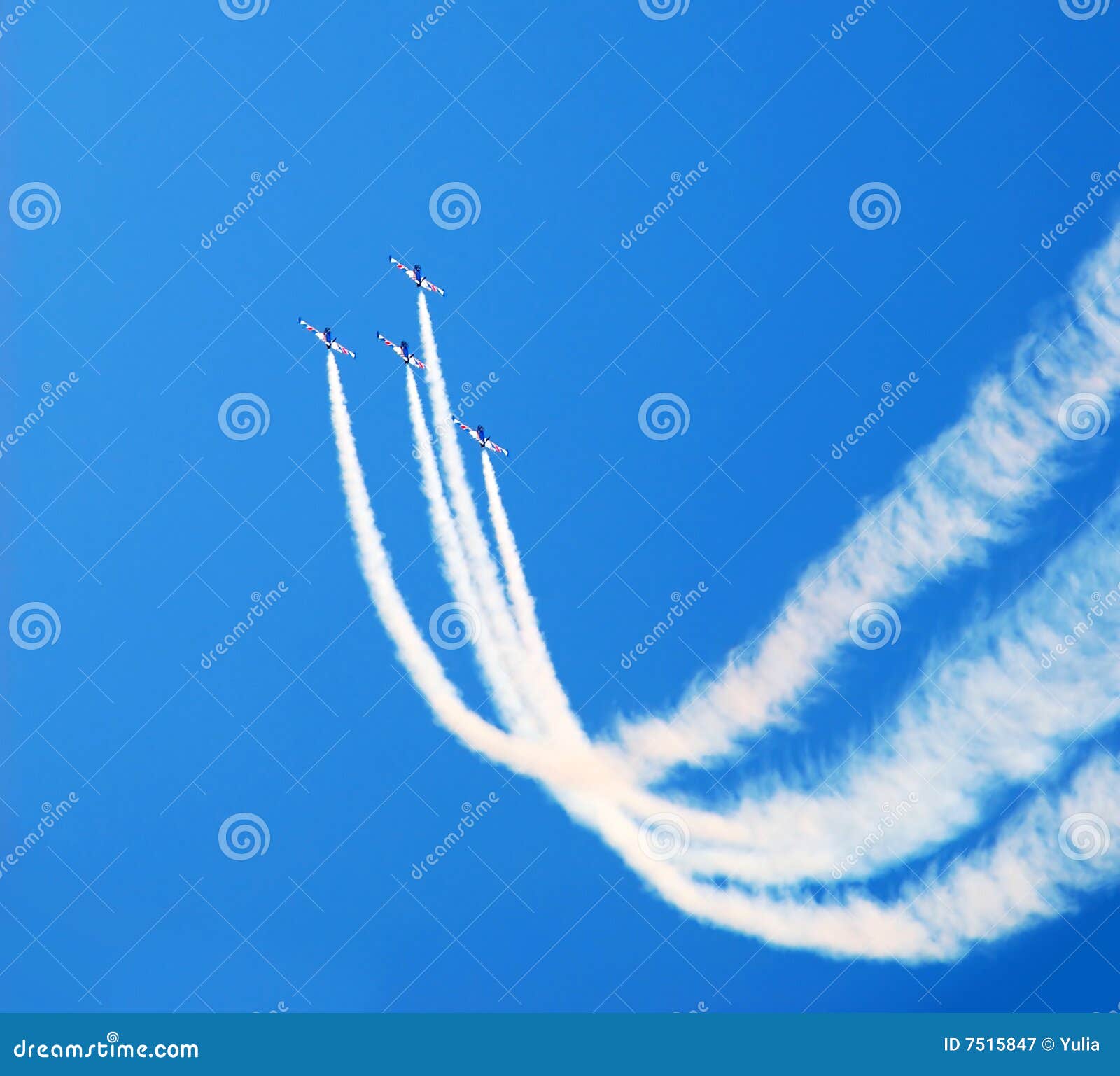 Acrobatic flight stock image. Image of flying, brave, demonstration ...