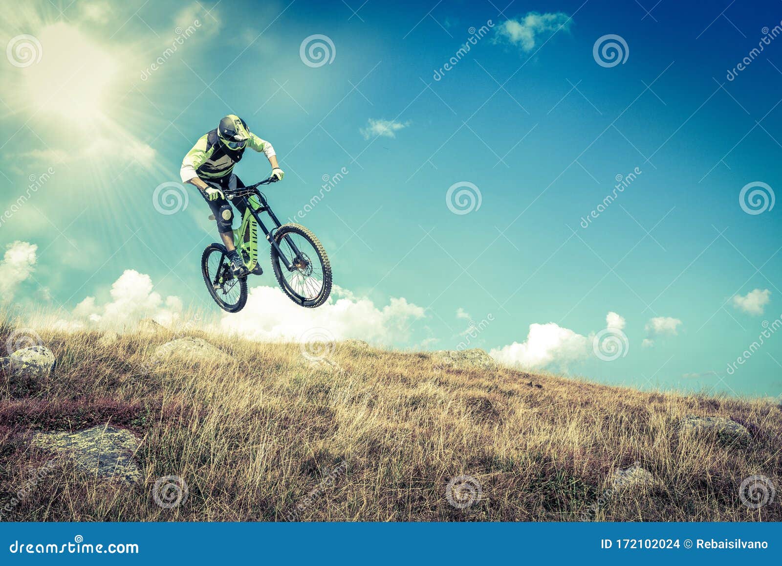 Acrobatic jump with mtb stock photo. Image of outdoor - 172102024