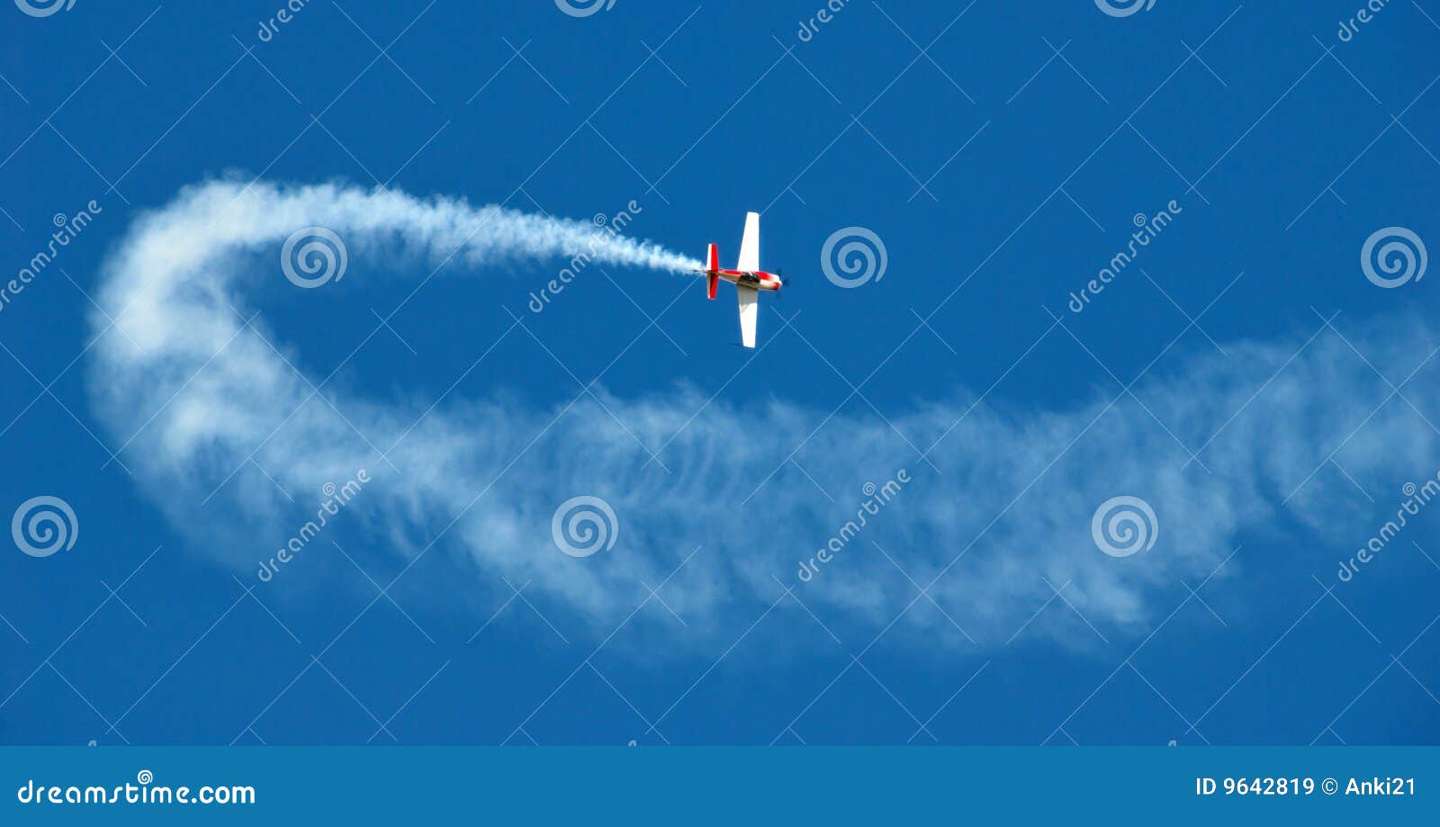 Acrobatic plane stock image. Image of airplane, airshow - 9642819