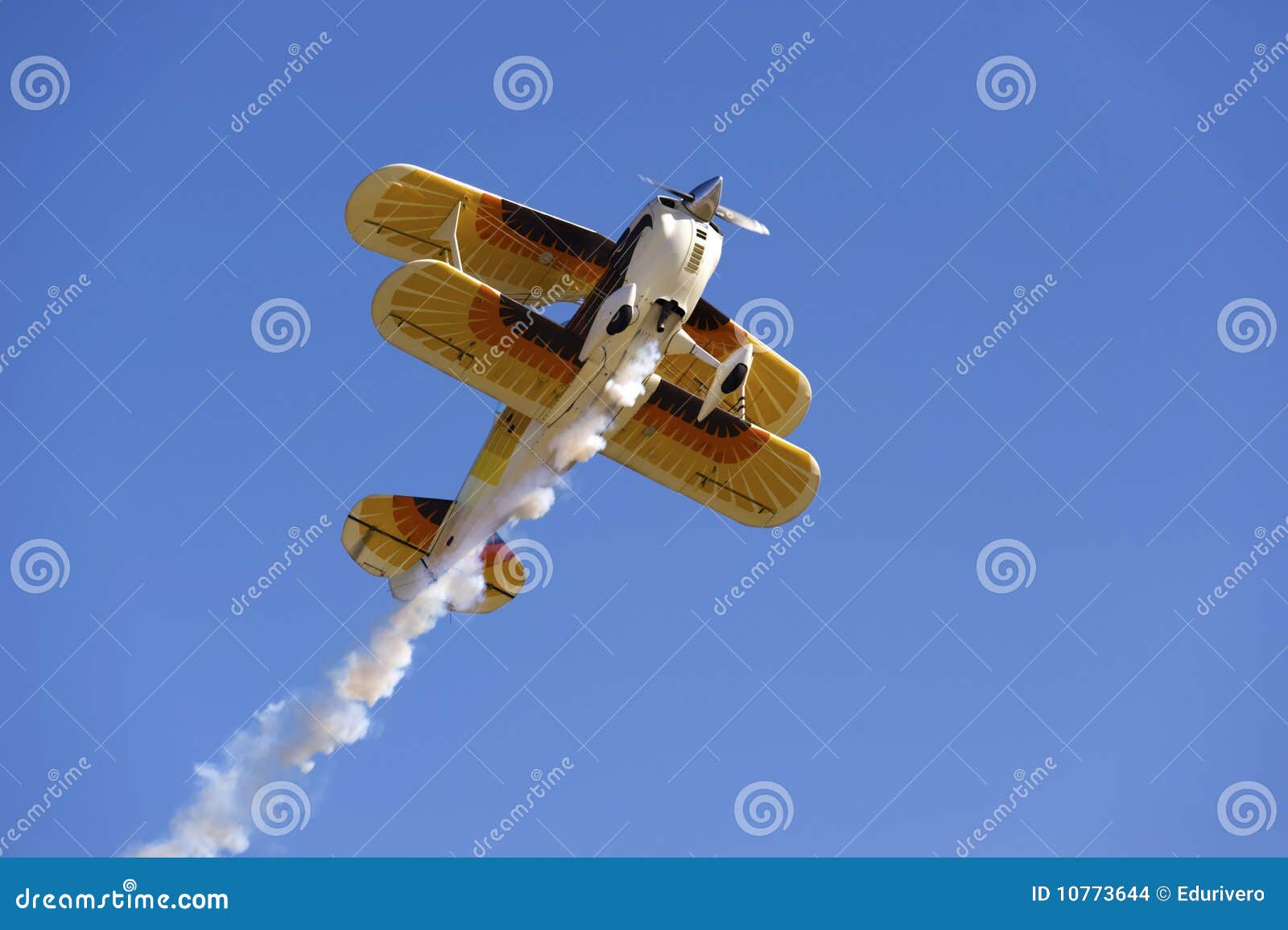 Acrobatic Plane in Flight stock photo. Image of plane - 10773644