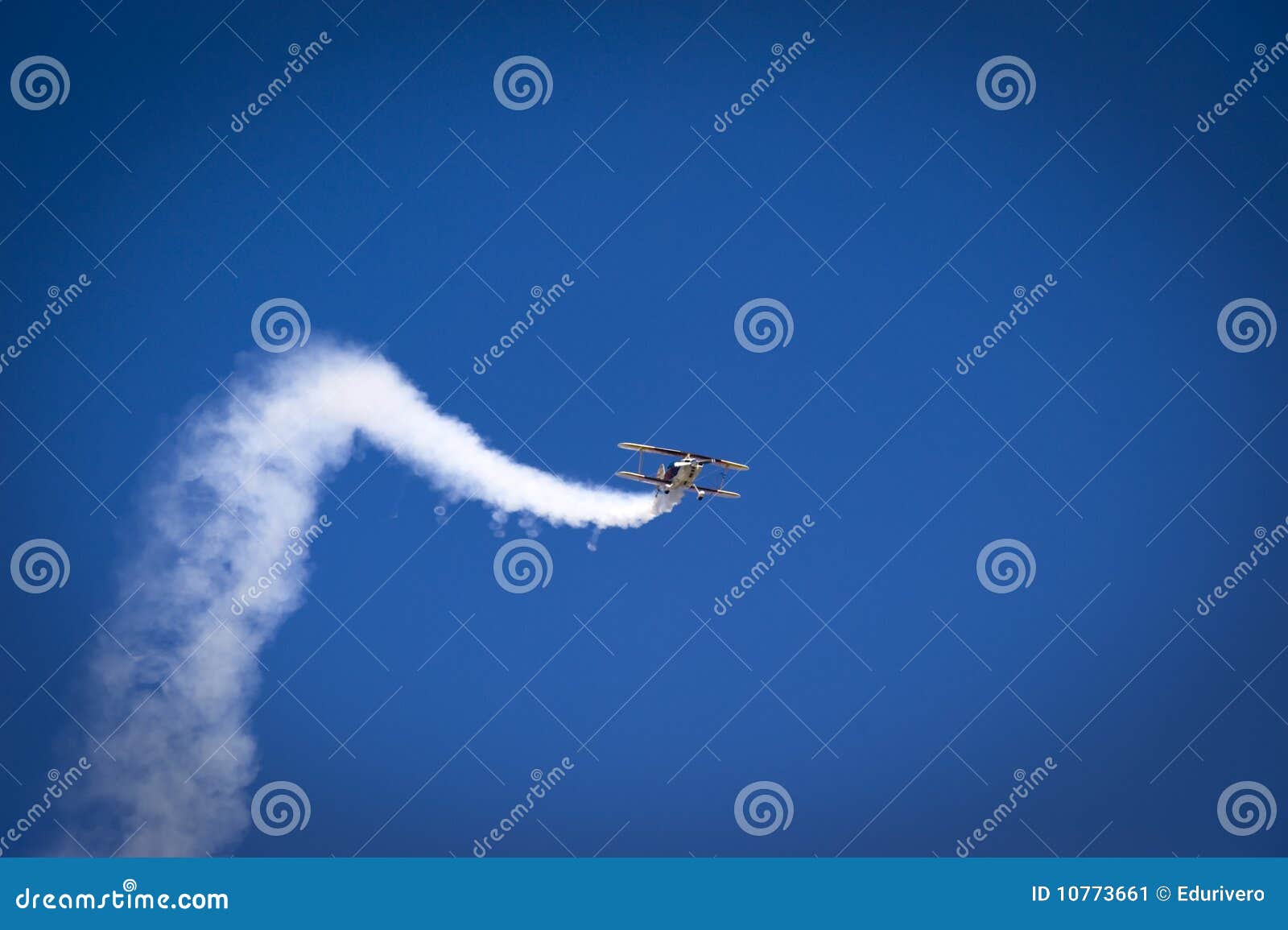 Acrobatic Plane in Flight stock image. Image of aircraft - 10773661