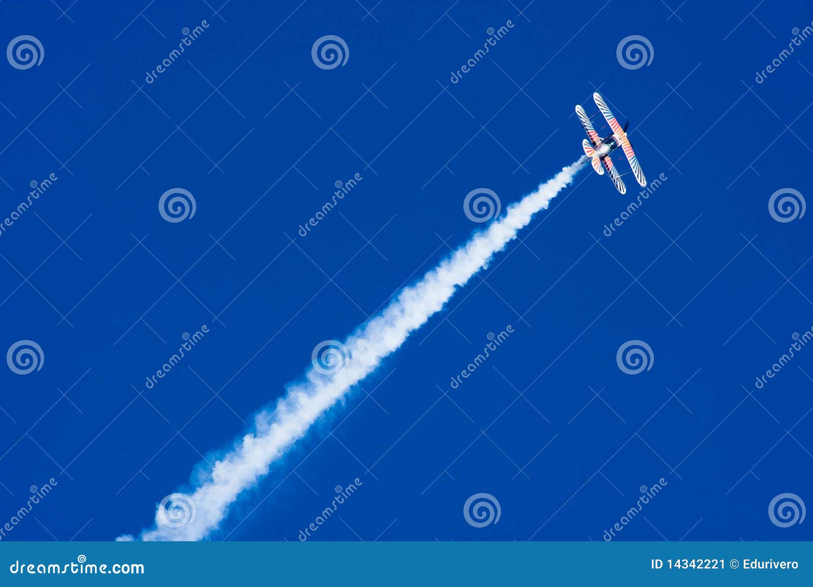 Acrobatic Plane in Flight stock image. Image of plane - 14342221