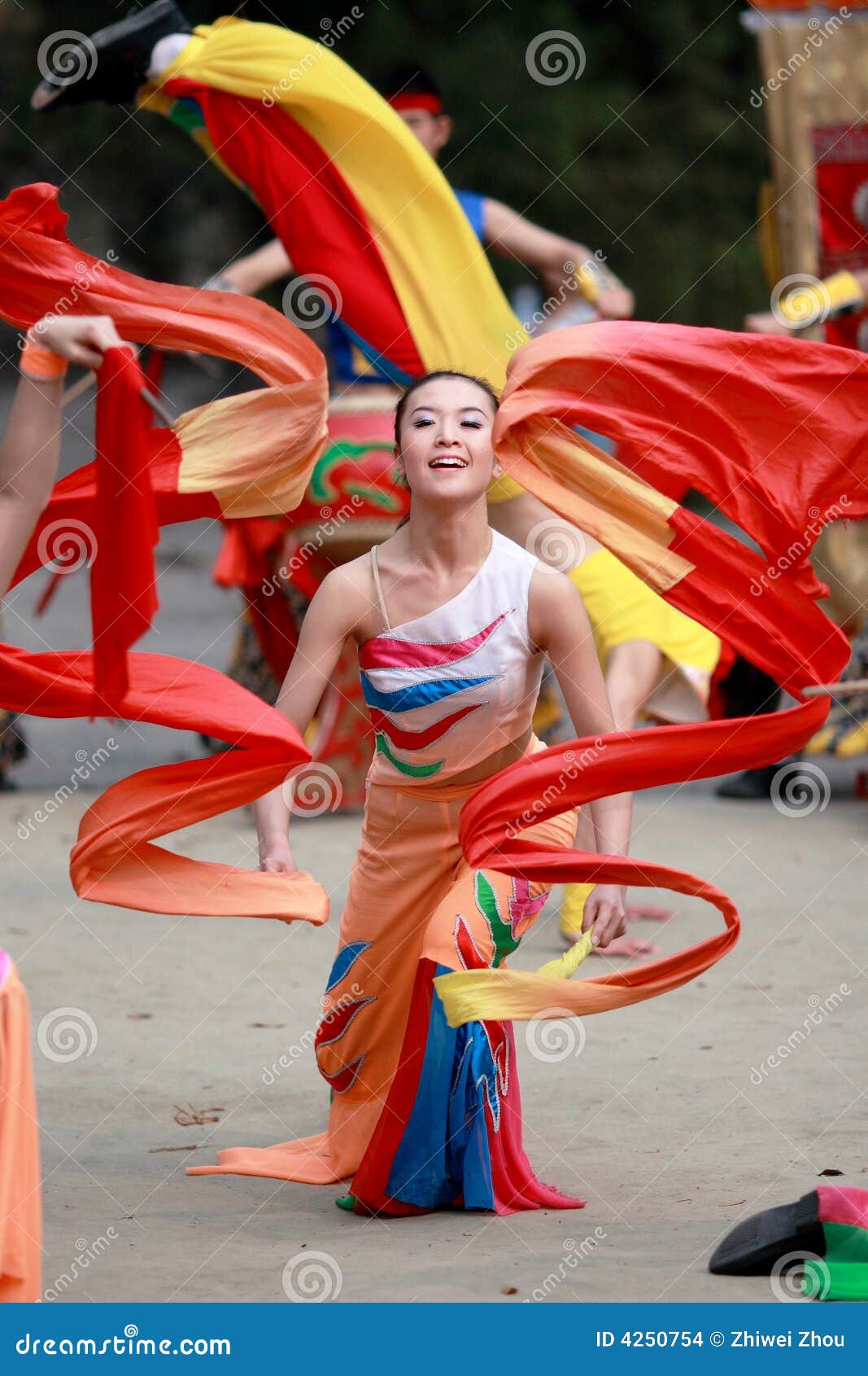 Acrobatics editorial stock image. Image of wushu, custom - 4250754