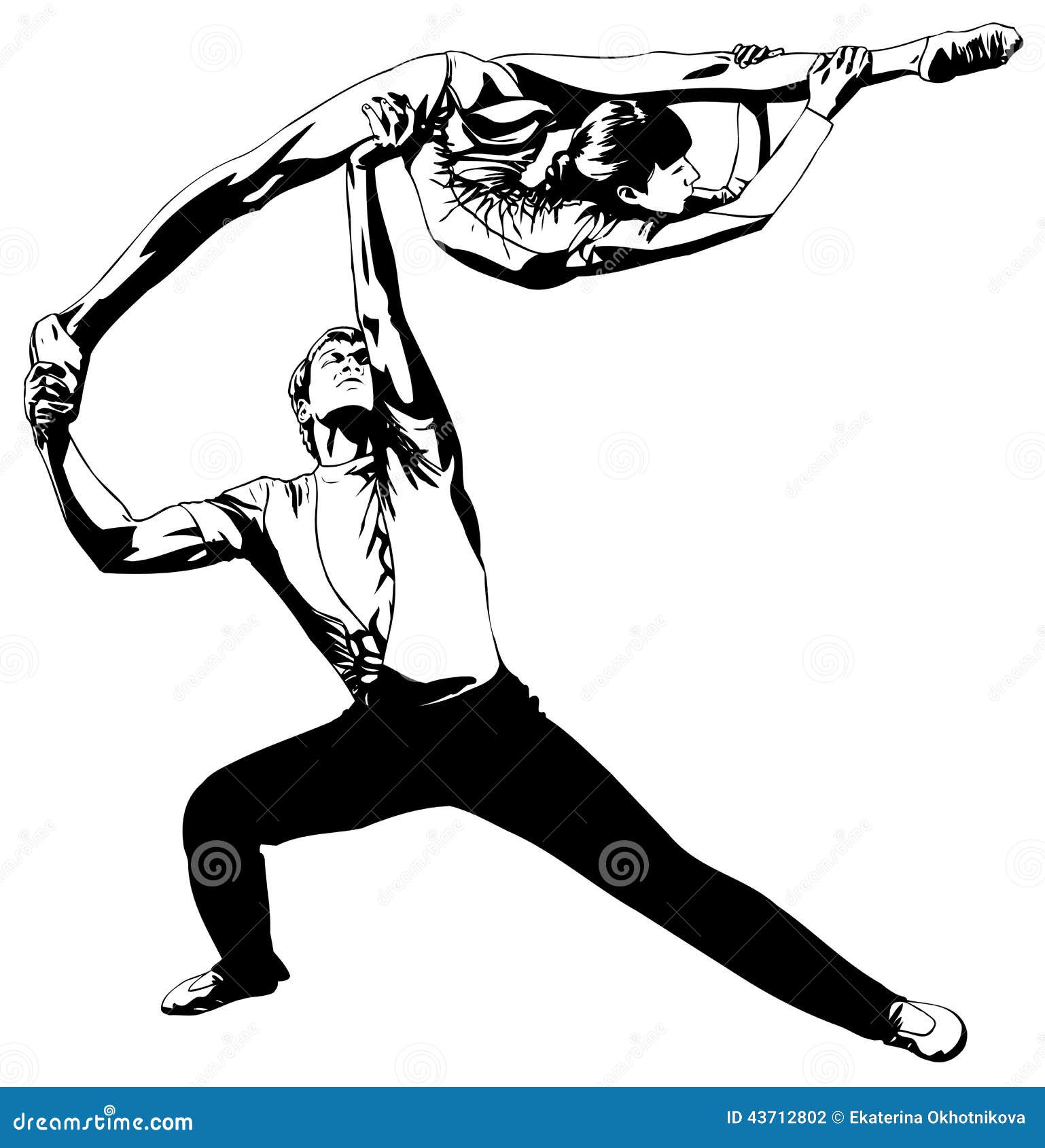 Acrobatics Cartoons, Illustrations & Vector Stock Images - 6753 ...