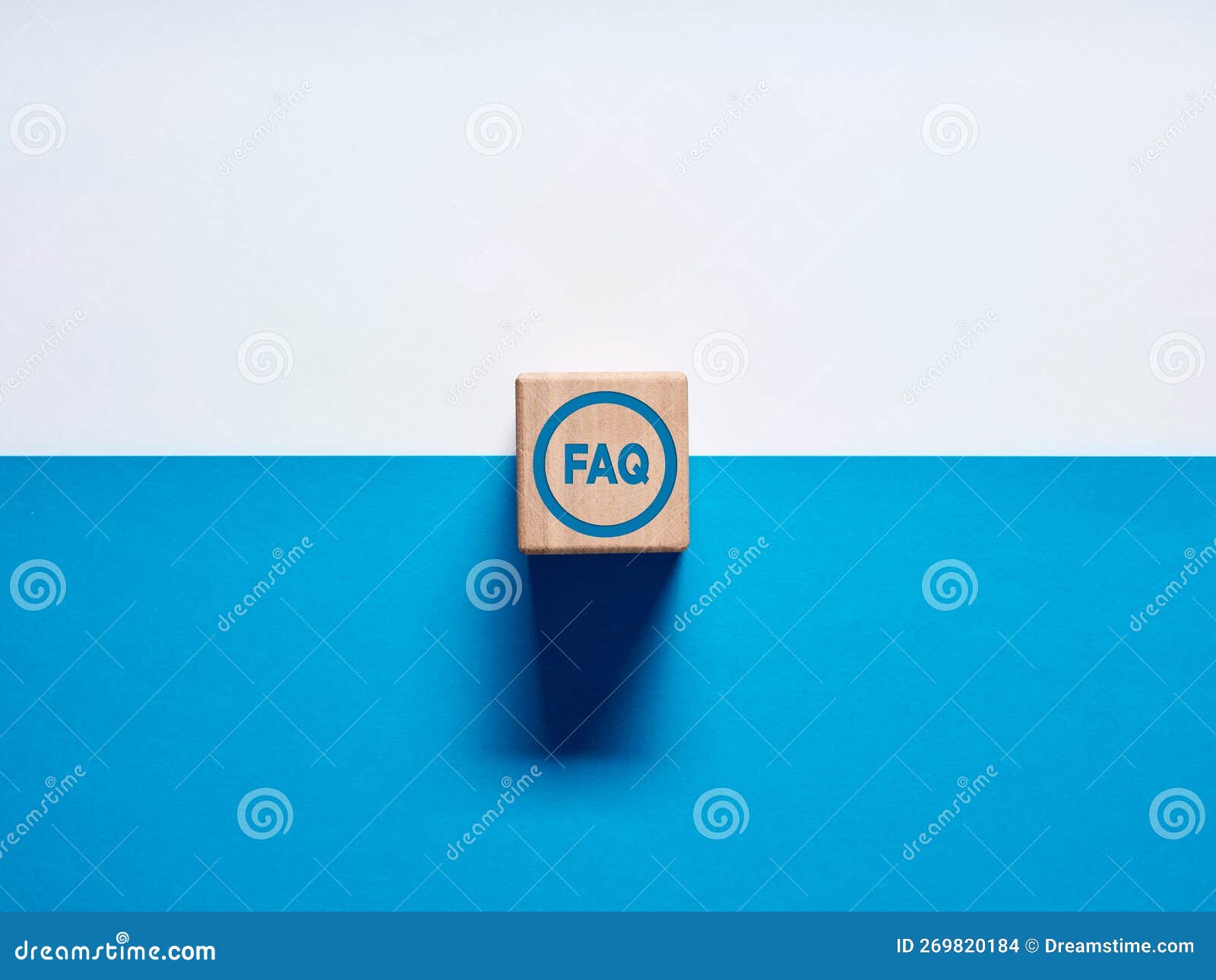 The Acronym FAQ Frequently Asked Questions on Wooden Cube Push Button ...