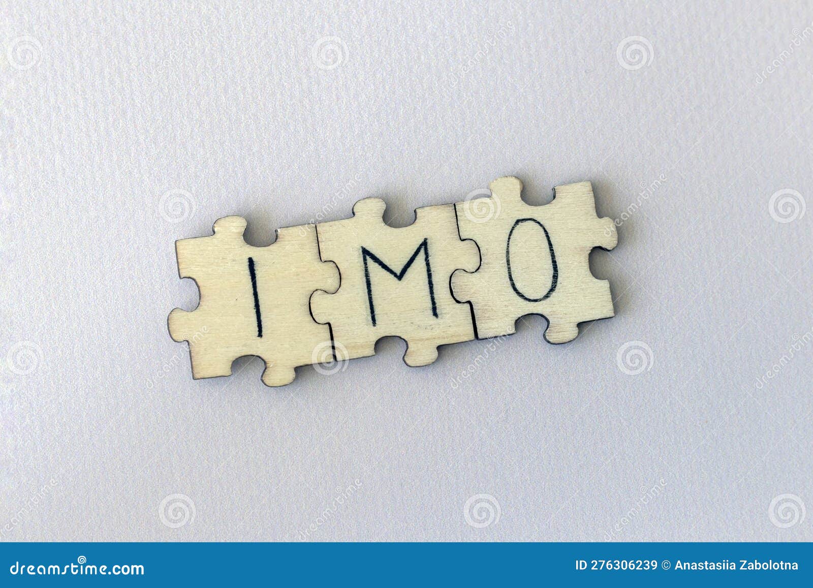 The Acronym IMO, Which Stands for in My Opinion. the Letters Written on ...