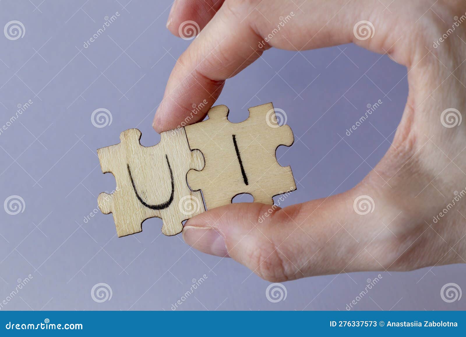 The Acronym UI, Which Stands for User Interface. the Letters Written on ...