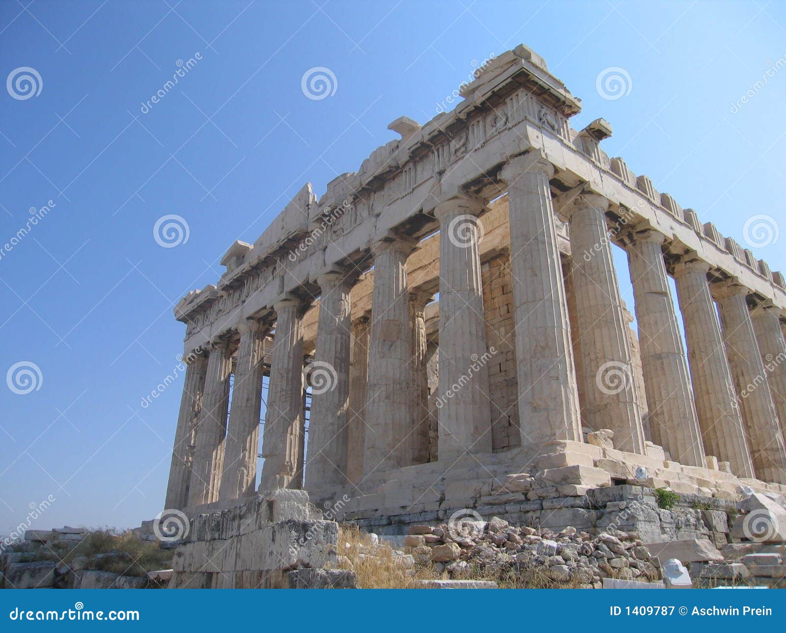 Acropolis stock image. Image of greek, ruins, column, columns - 1409787