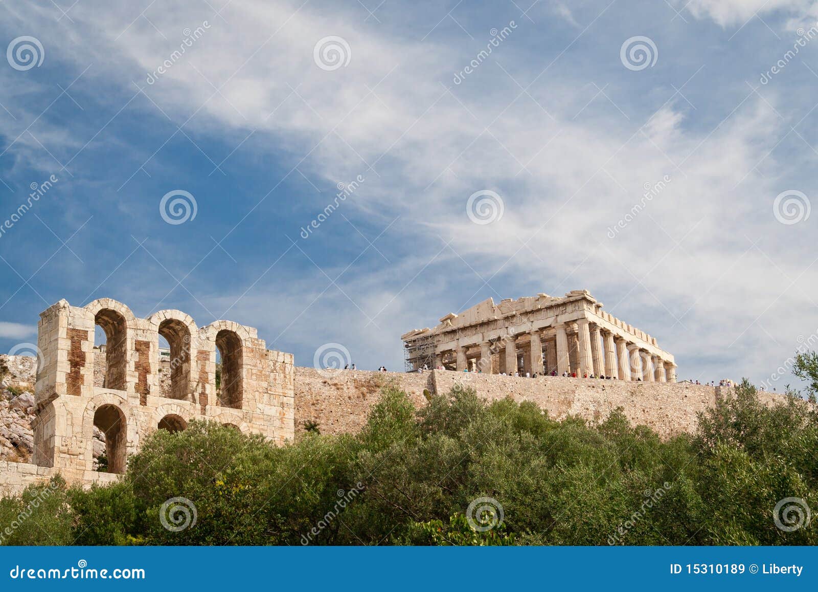 Acropolis stock image. Image of vacations, acropolis - 15310189