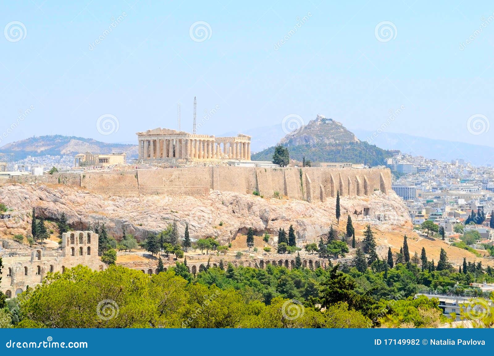 Acropolis stock photo. Image of corinthian, roman, doric - 17149982