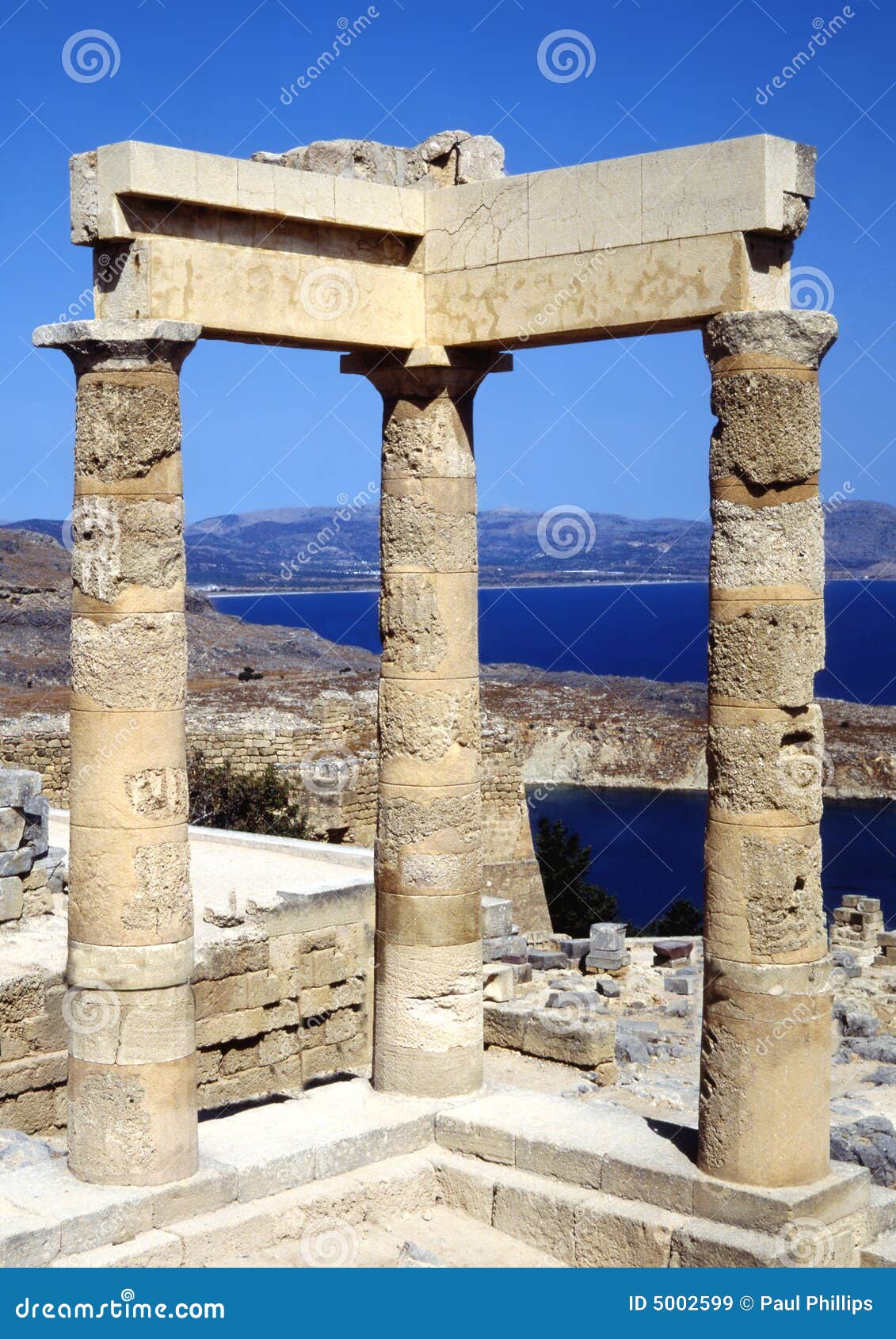Acropolis stock image. Image of greece, rebuilt, blue - 5002599