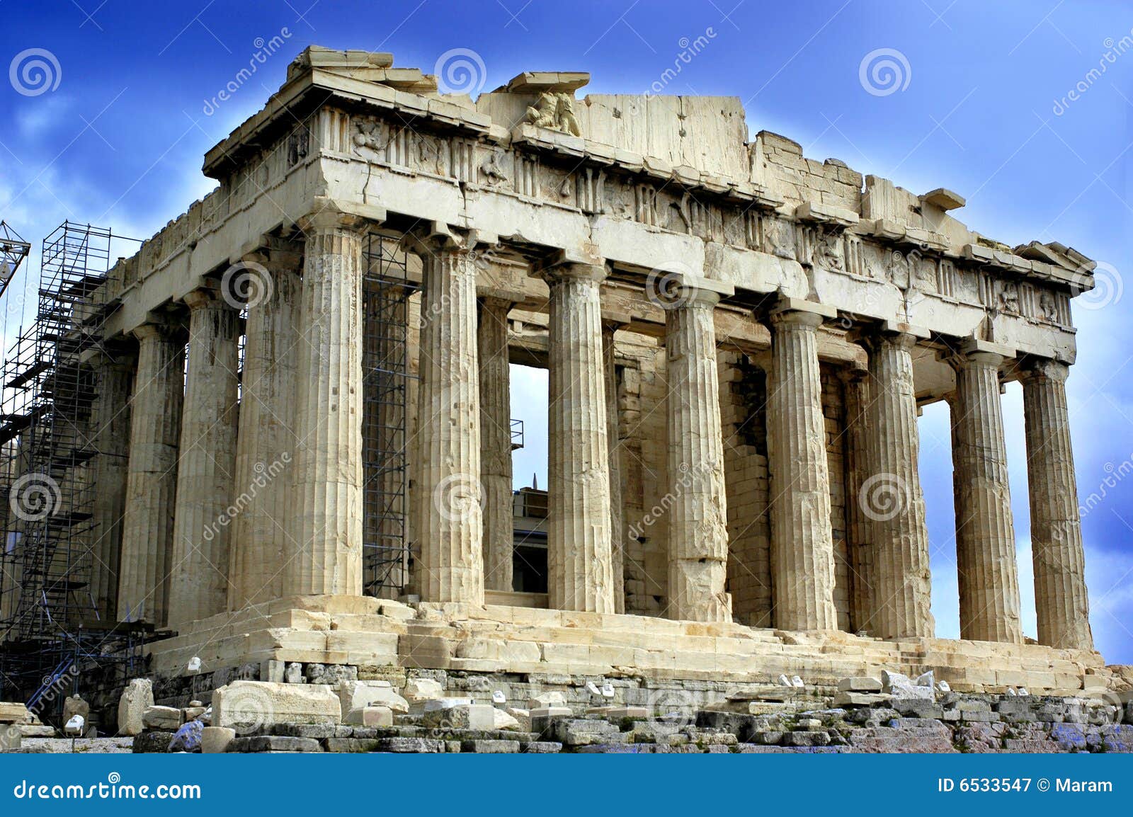 Acropolis stock image. Image of athene, column, ancient - 6533547