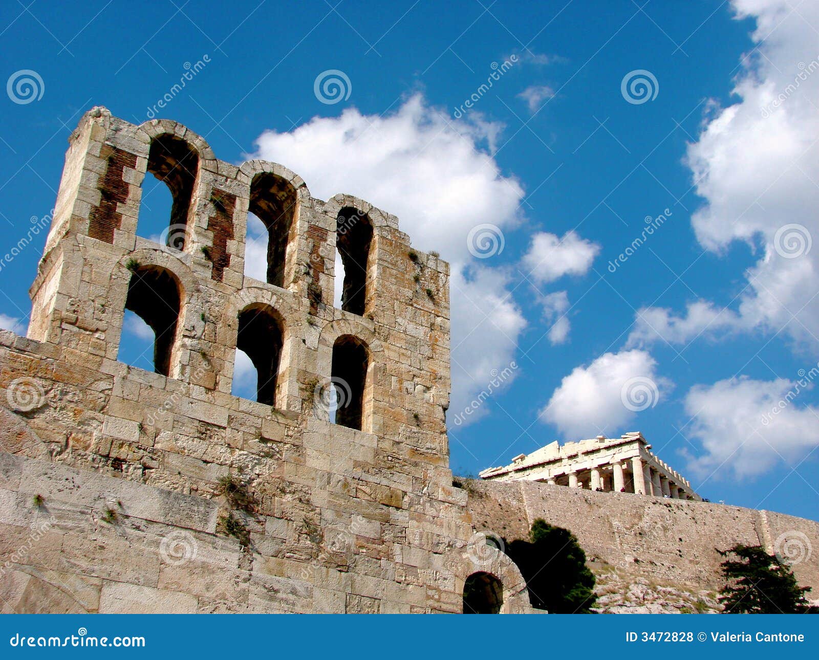 The Acropolis, Athens stock photo. Image of acropolis - 3472828