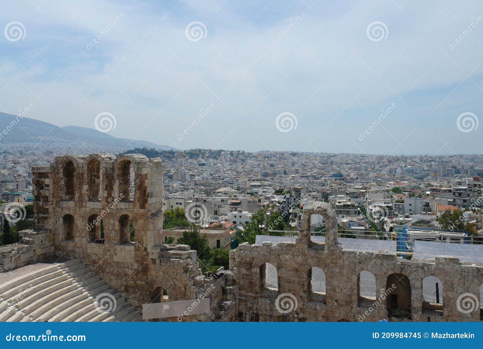 The Acropolis of Athens is an Ancient Fort Located on a High Cliff ...
