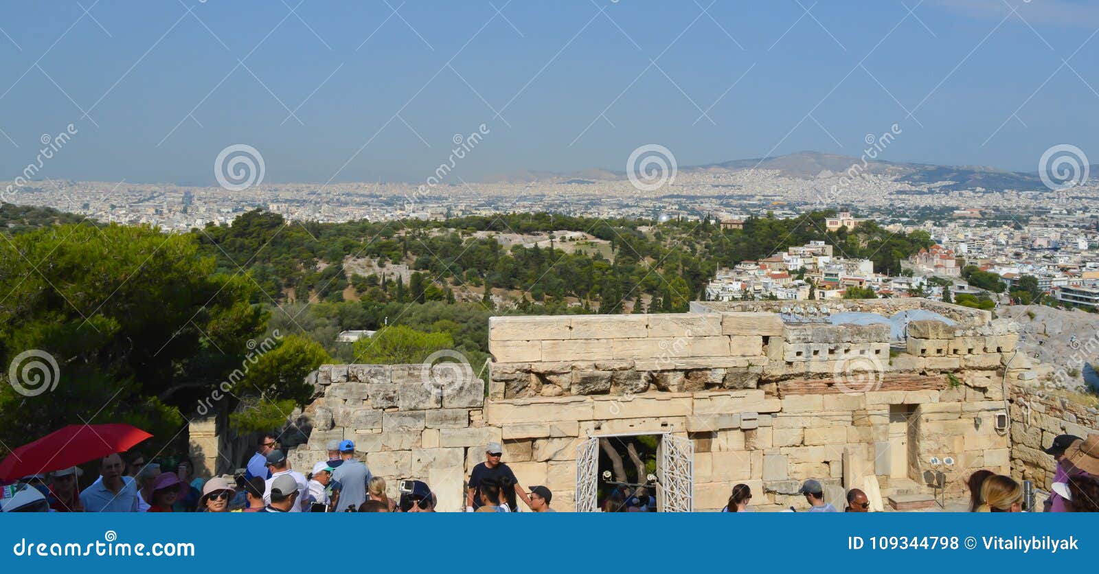 Acropolis in Athens, Greece on June 16, 2017. Editorial Stock Photo ...
