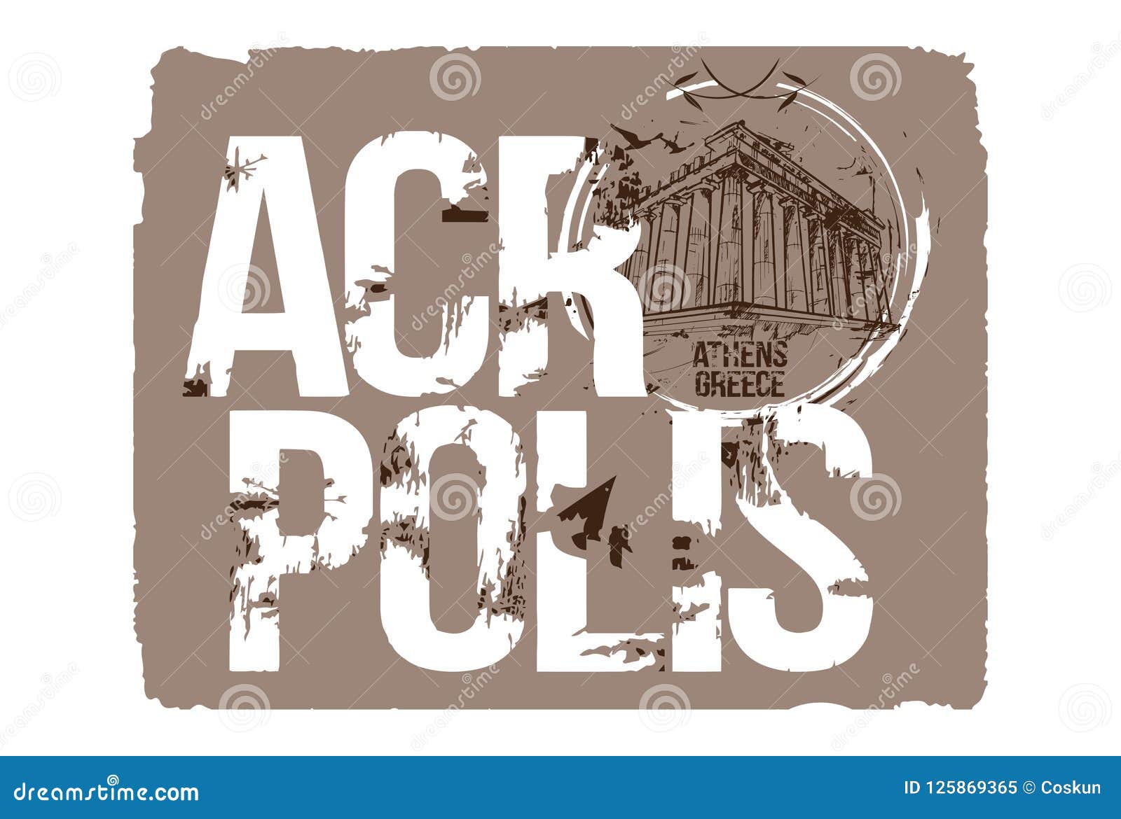Acropolis. Athens, Greece Logo Design Stock Vector - Illustration of ... Acropolis. Athens, Greece Logo Design Stock Vector - Illustration of ...