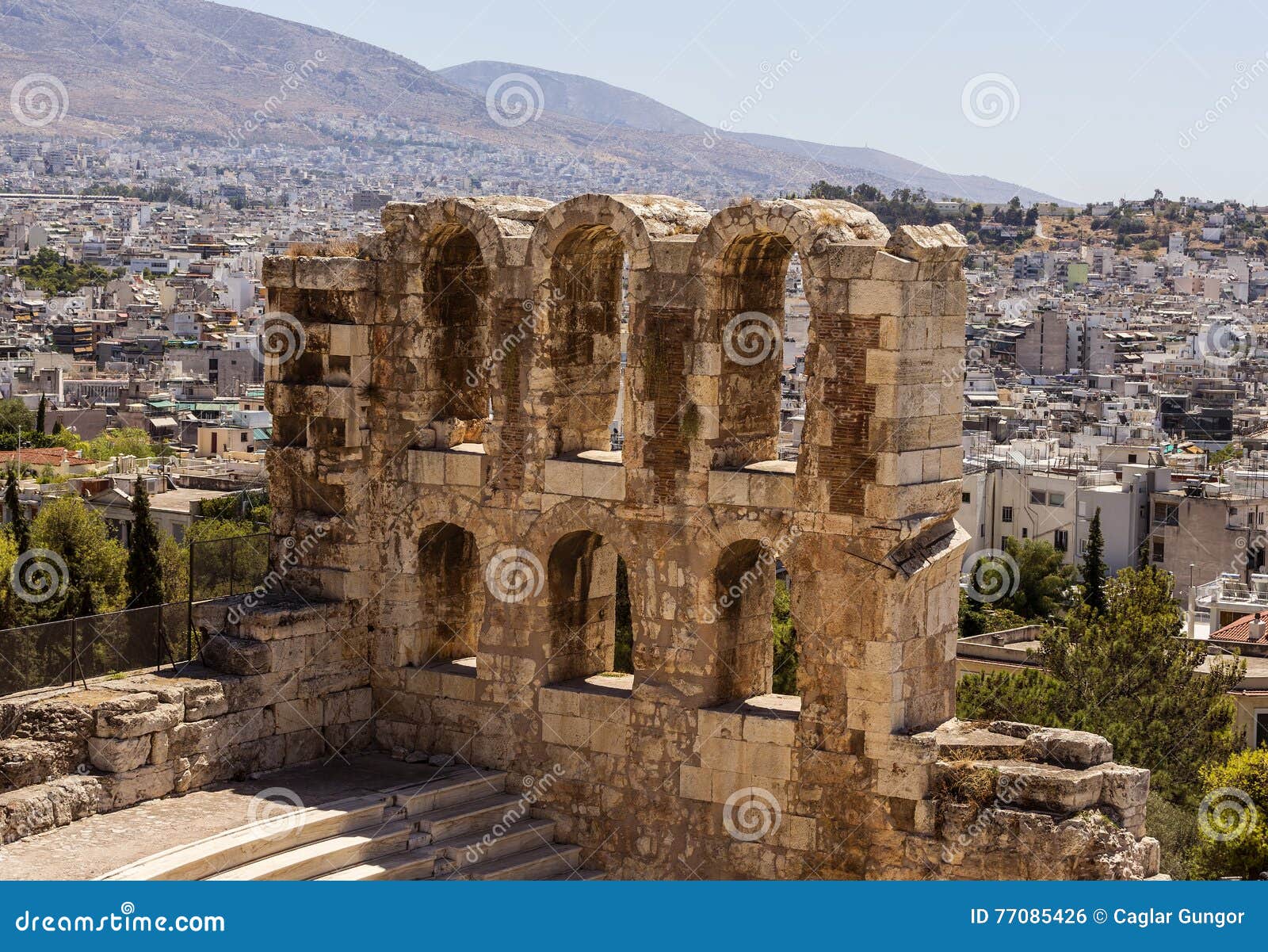 Acropolis, Athens stock photo. Image of columns, ancient - 77085426