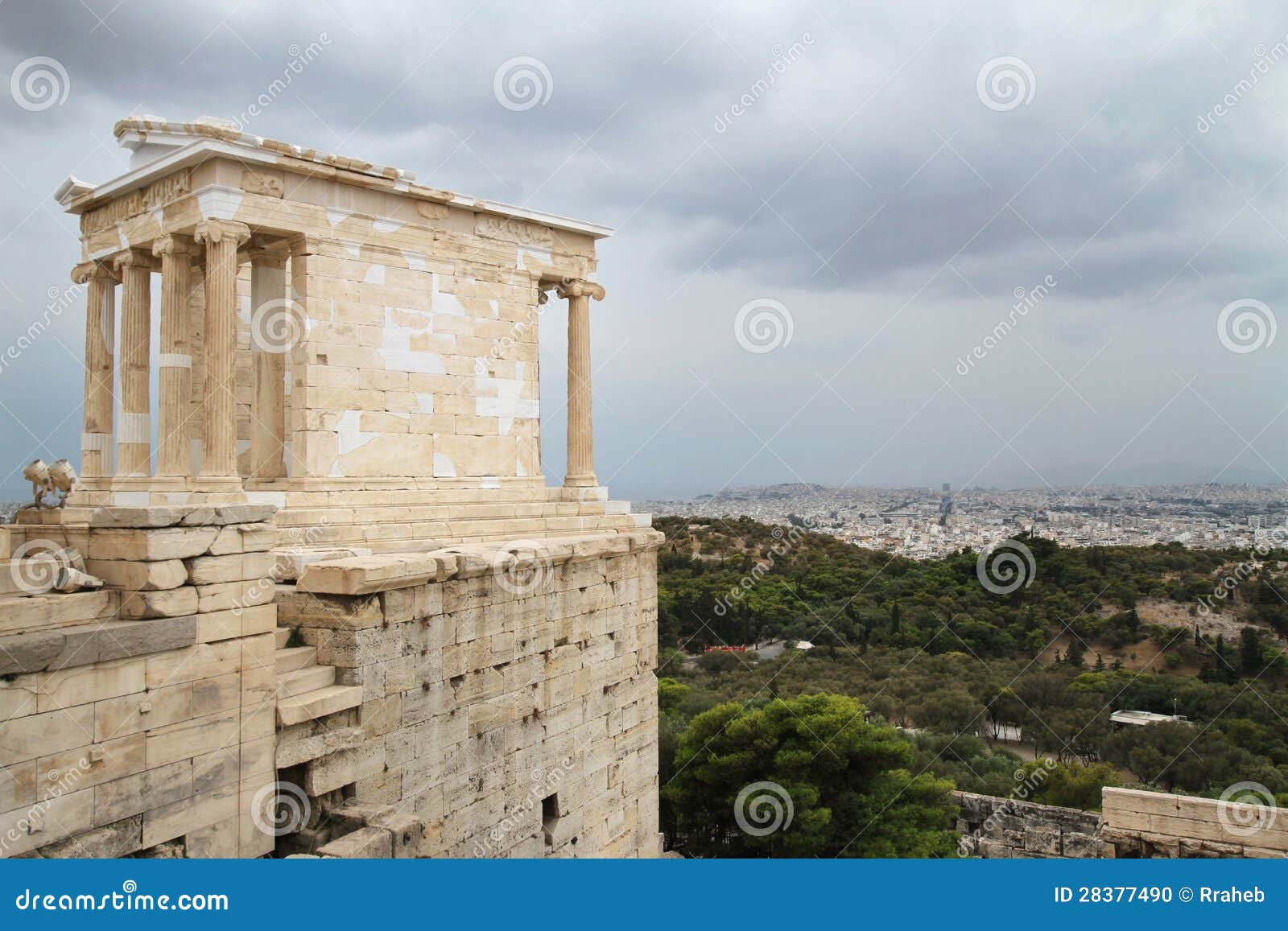 Acropolis Citadel at Athens Greece Stock Photo - Image of rocks ...