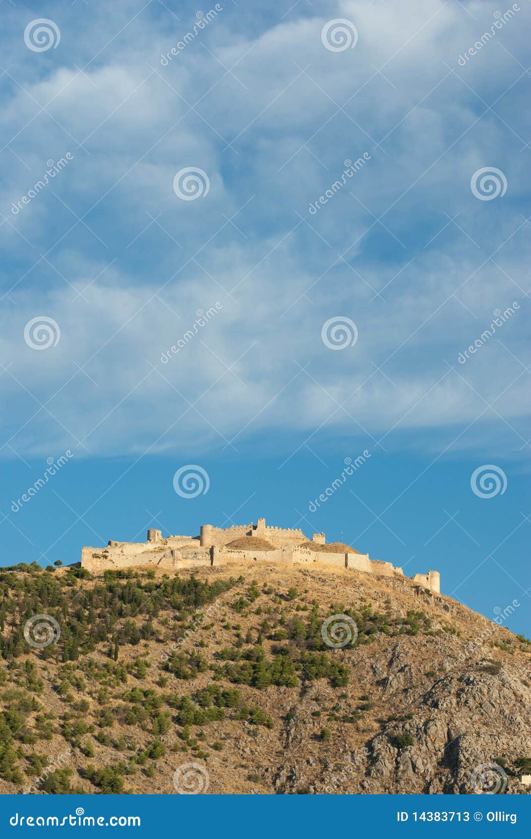Acropolis of Old Argos stock image. Image of greece, fort - 14383713