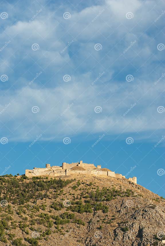 Acropolis of Old Argos stock image. Image of greece, fort - 14383713