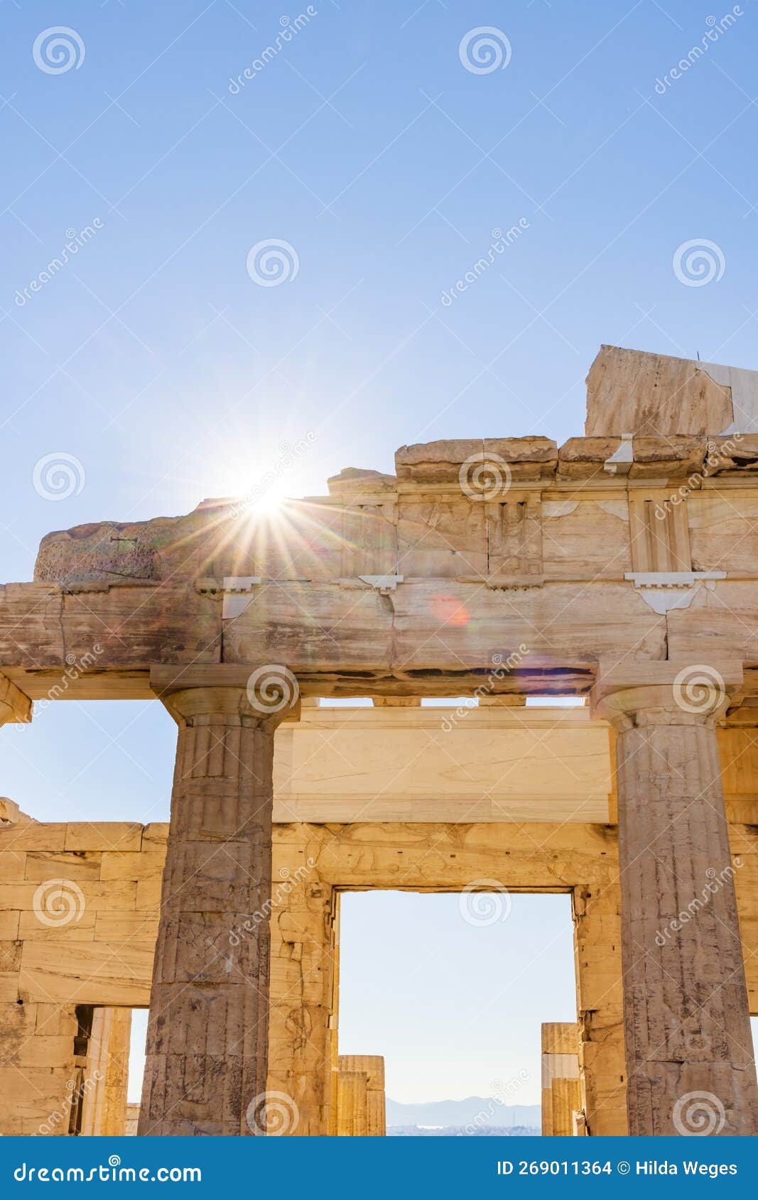 Acropolis Site in Athens in Greece, Stock Photo - Image of ancient ...
