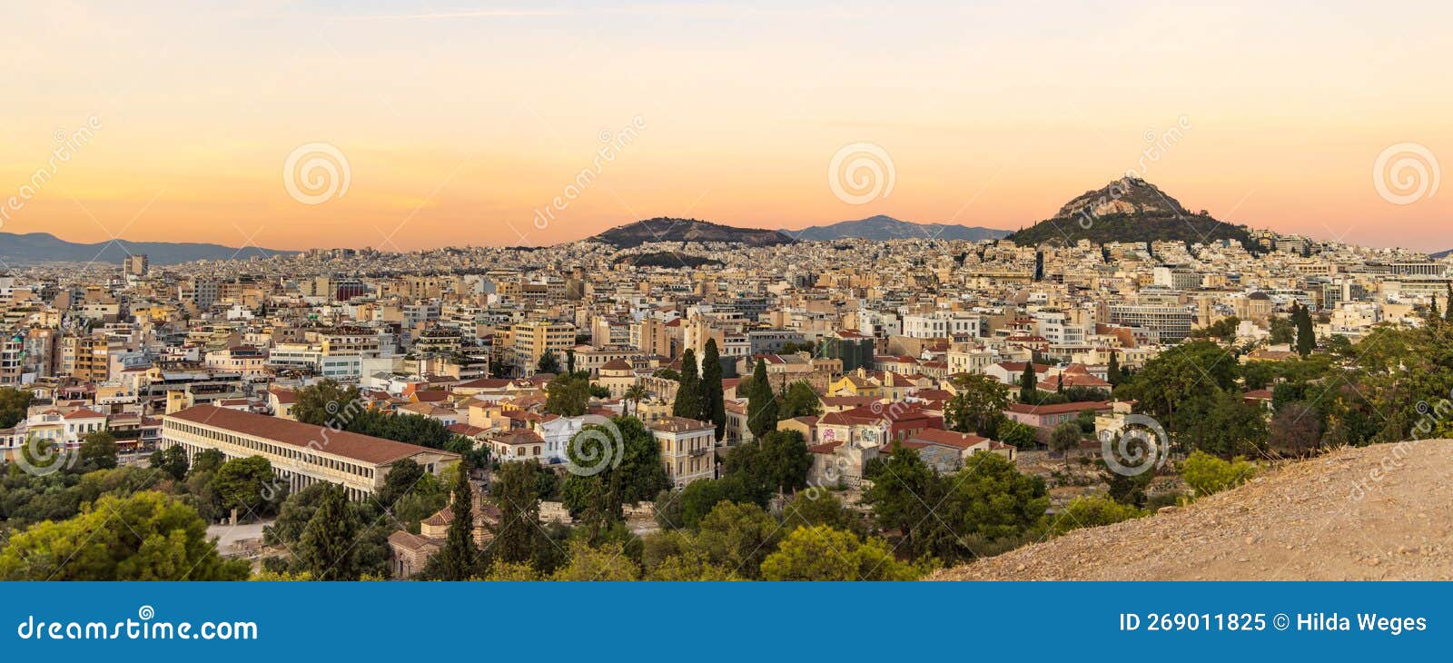 Acropolis Site in Athens in Greece, Stock Image - Image of historic ...