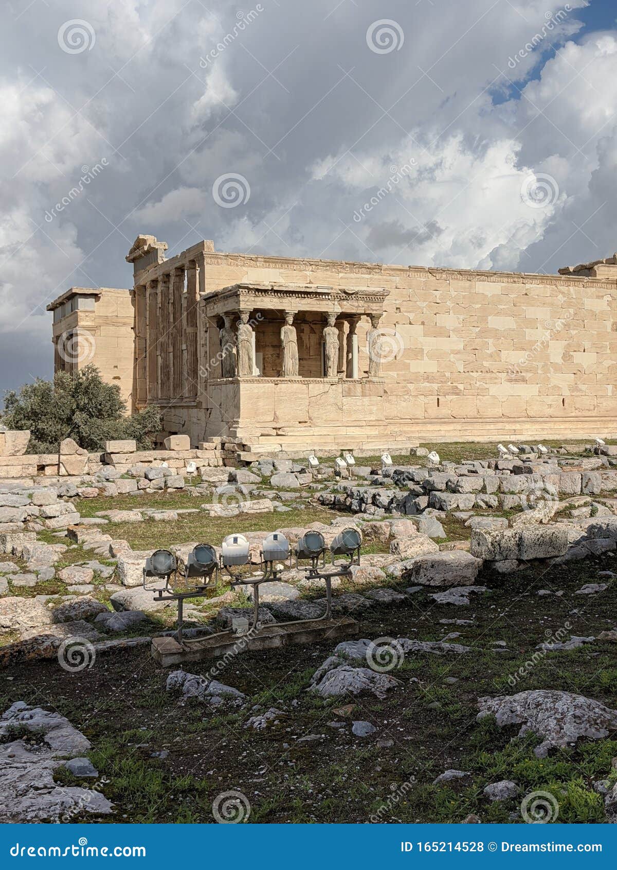 Acropolis stock photo. Image of ancient, stadium, athens - 165214528