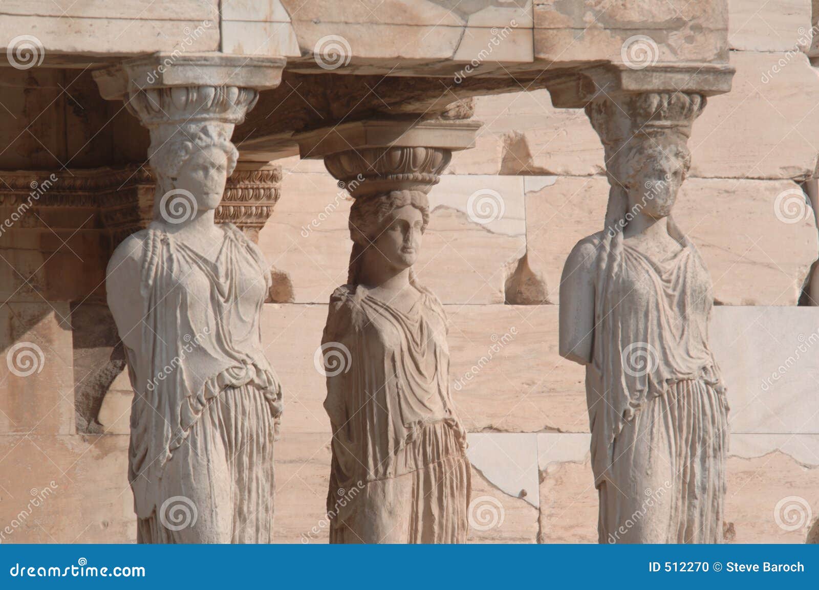 Acropolis Statues stock photo. Image of grecian, bust, landmark - 512270