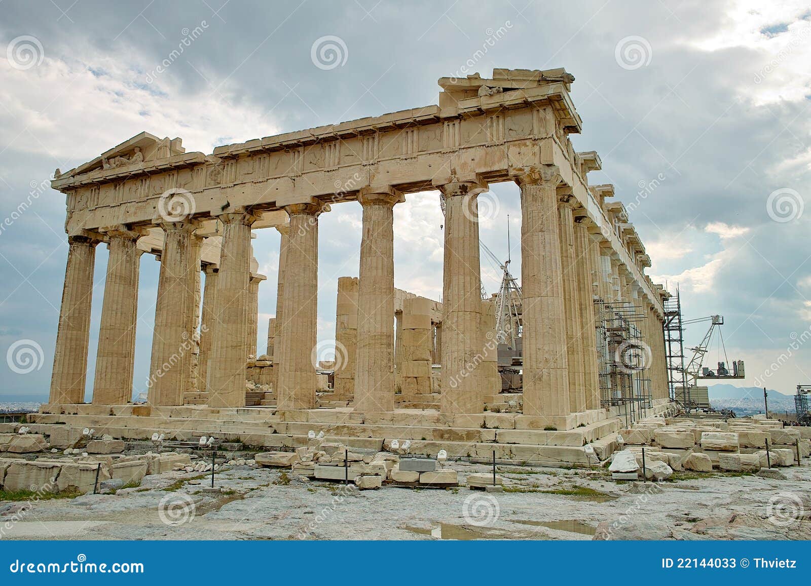 Acropolis Temple in Athens stock image. Image of erechtheum - 22144033