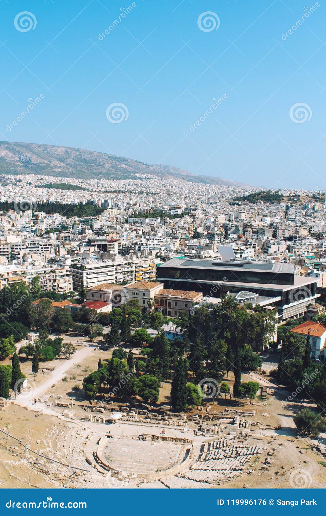 Acropolis, Theater of Dionysos in Athens, Greece Stock Photo - Image of ...
