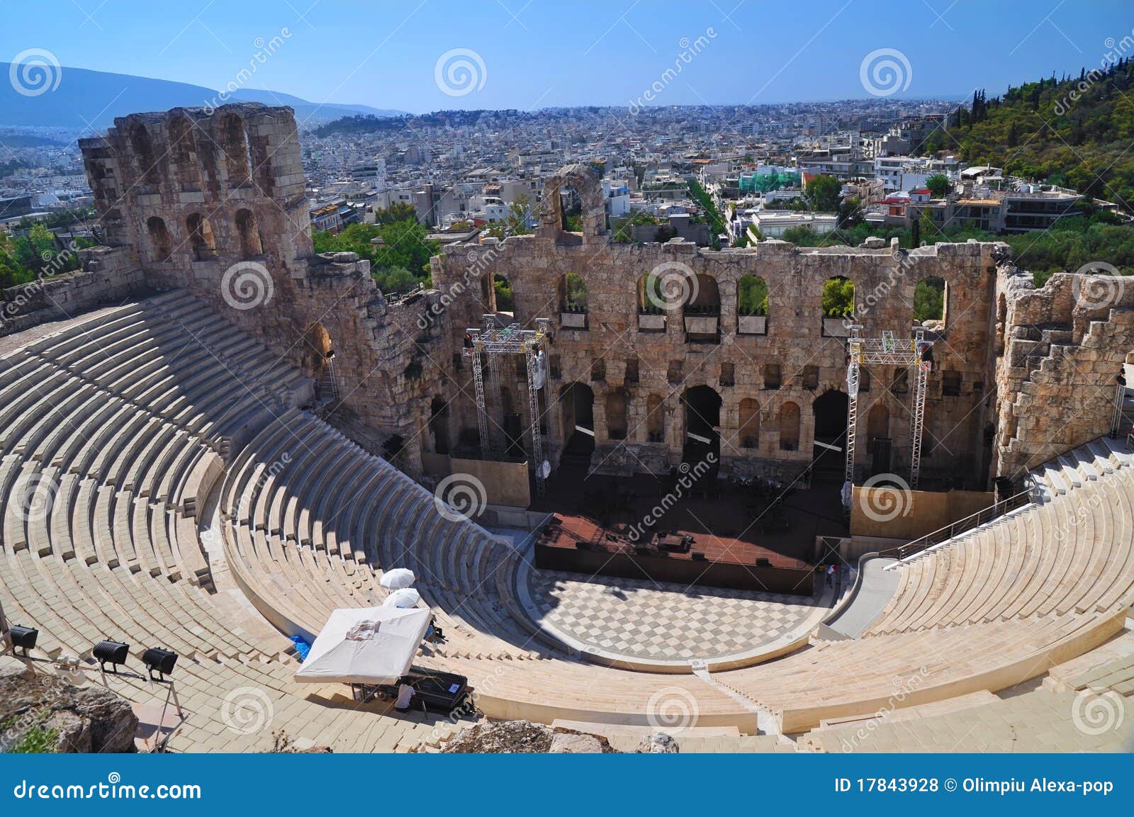 Acropolis Theatre Royalty-Free Stock Photography | CartoonDealer.com ...