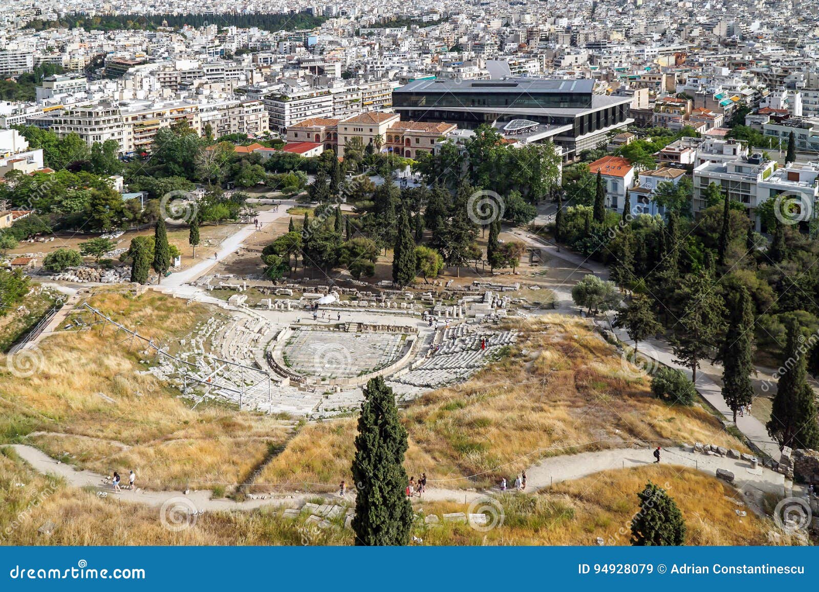 Acropolis theatre editorial stock image. Image of building - 94928079