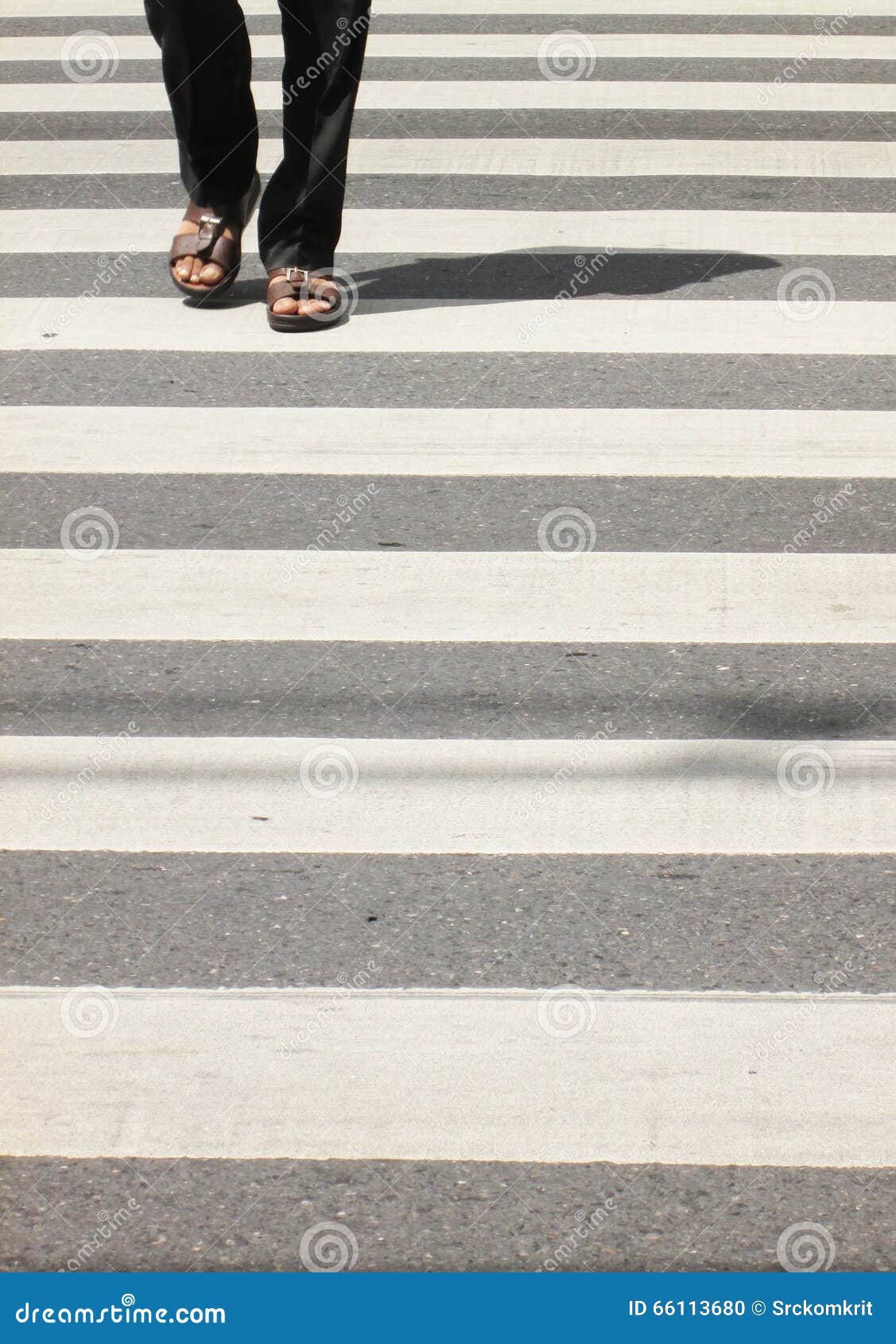 Across the crosswalk stock photo. Image of footpath, perspective - 66113680