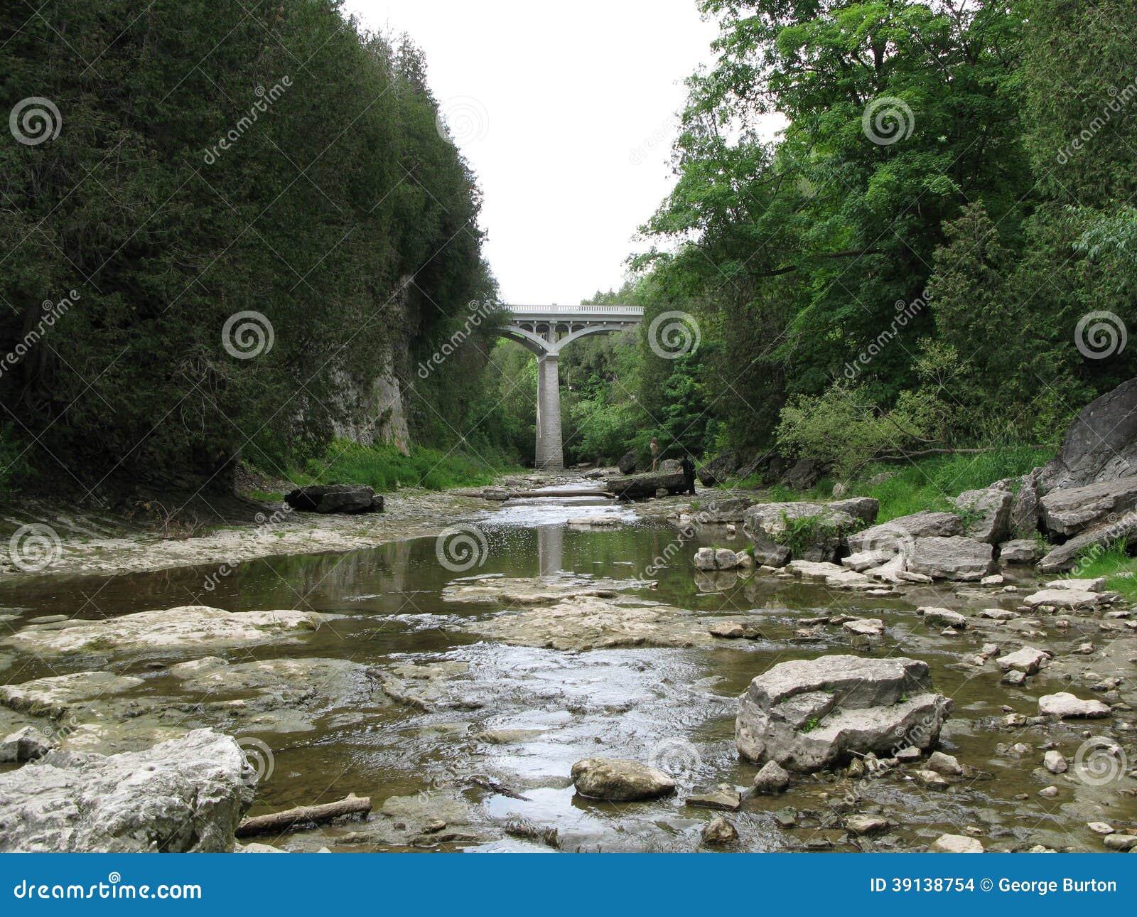Across the Gorge, Elora Canada Stock Photo - Image of valley, water ...
