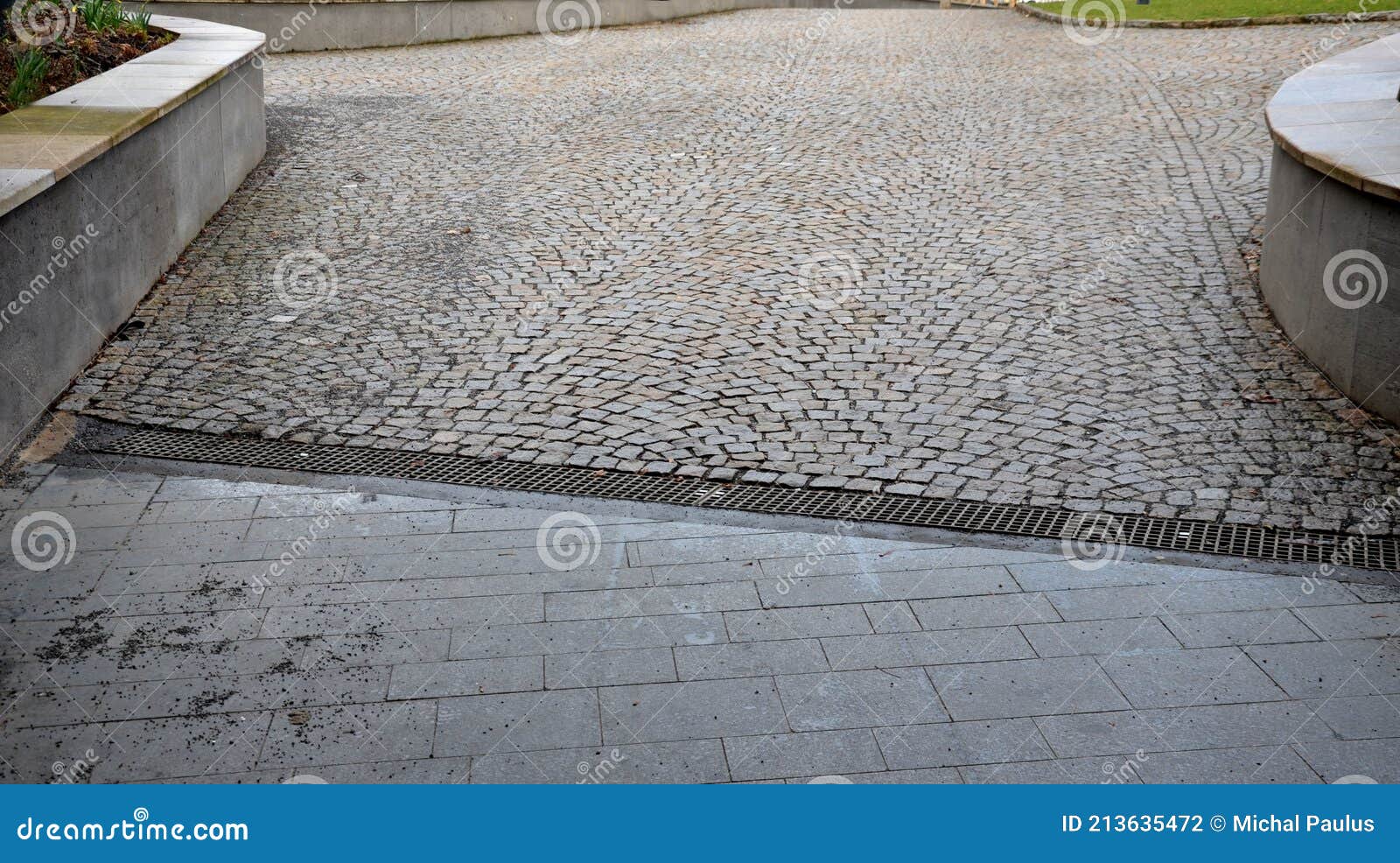 Drained Gutter And Color Background Royalty-Free Stock Image ...