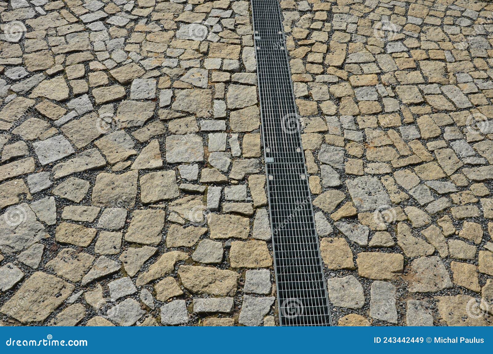 Drained Gutter And Color Background Royalty-Free Stock Image ...